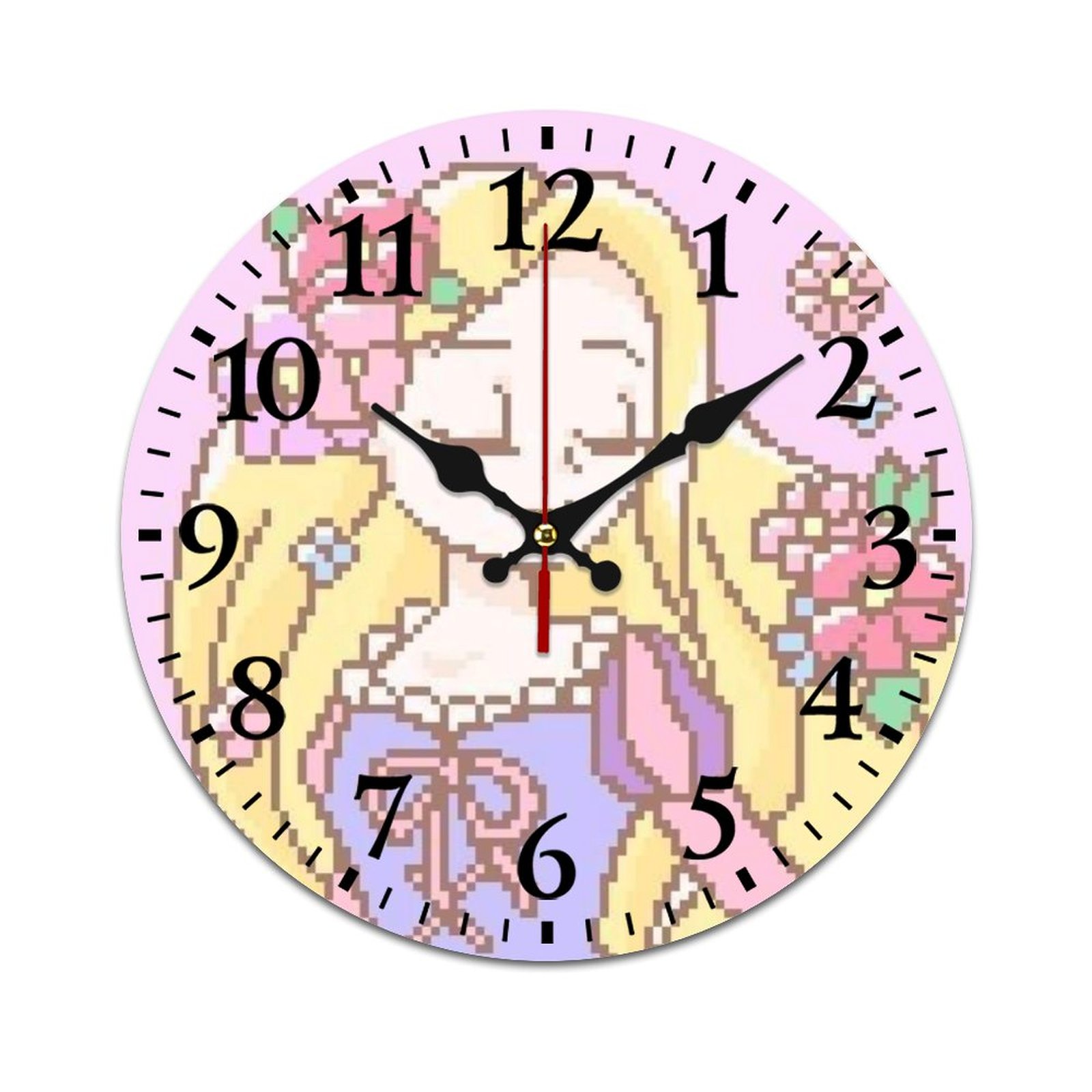 Disney Princess Rapunzel wall clocks battery operated decorative 34cm ...