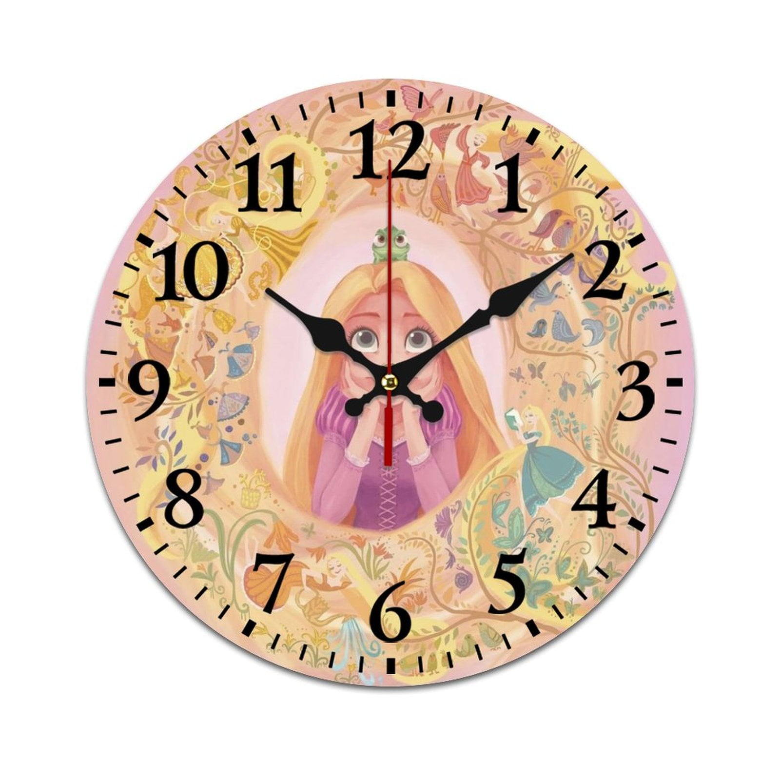 Disney Princess Rapunzel wall clocks battery operated decorative 34cm ...