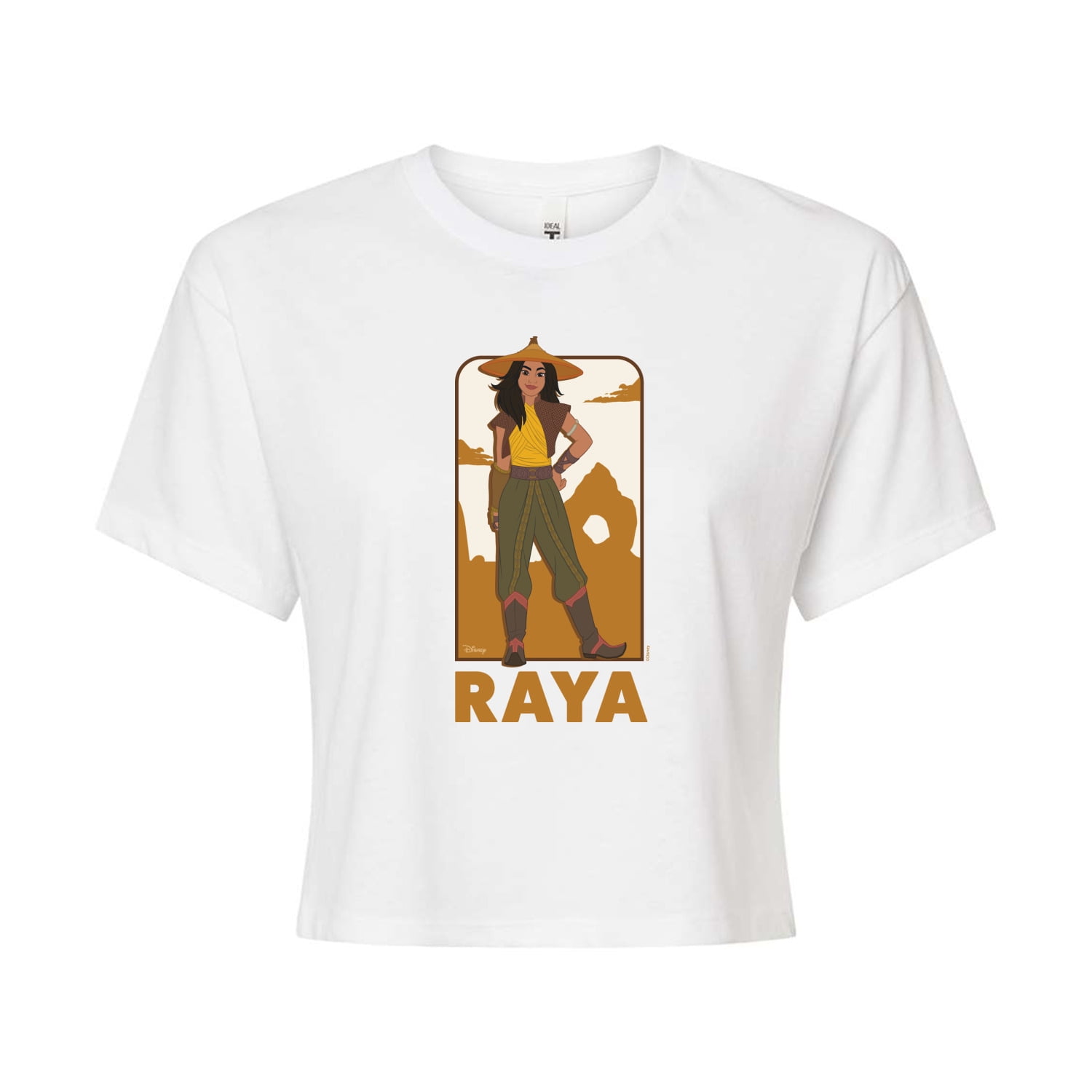 Disney Princess - Raya Full Body Portrait - Junior's Cropped T-Shirt ...