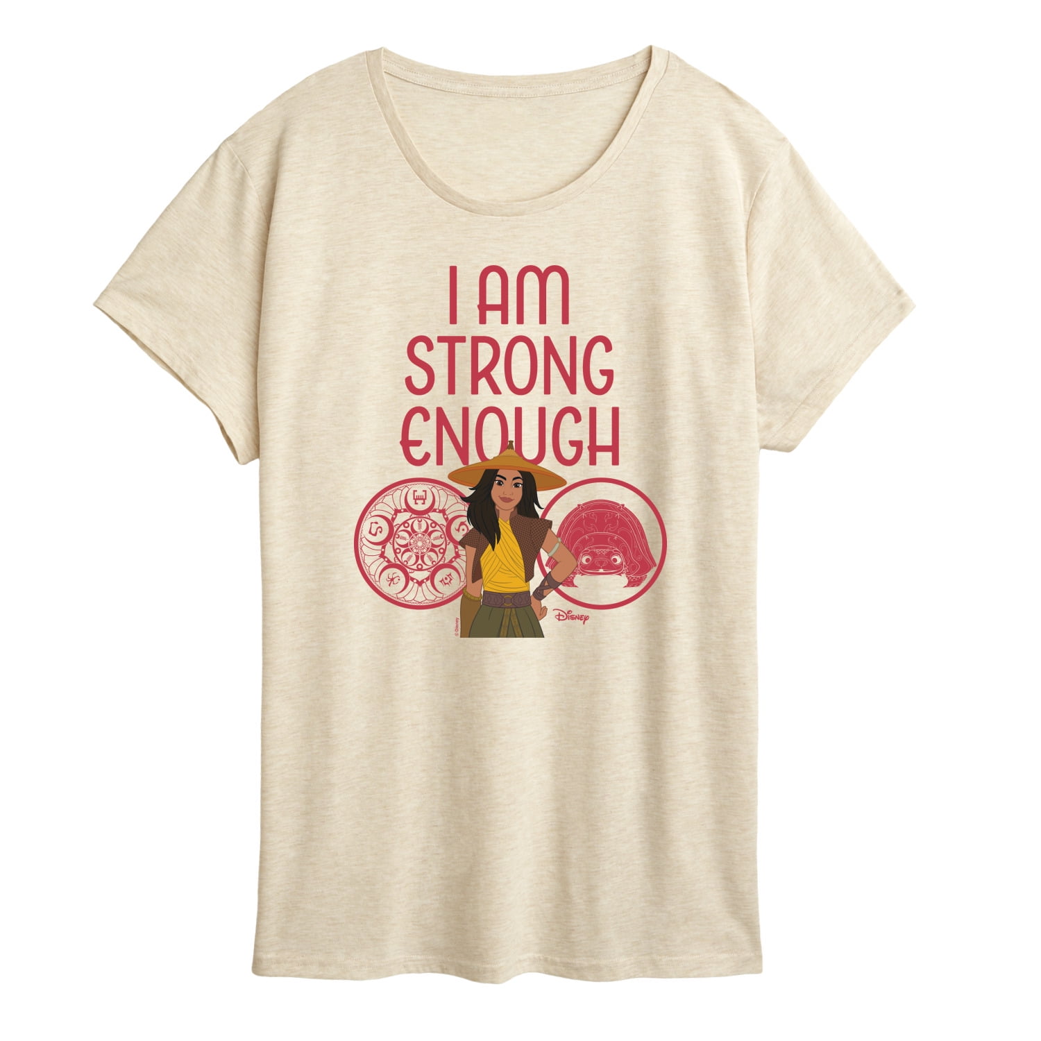 Disney Princess - Raya I Am Strong Enough - Women's Short Sleeve ...