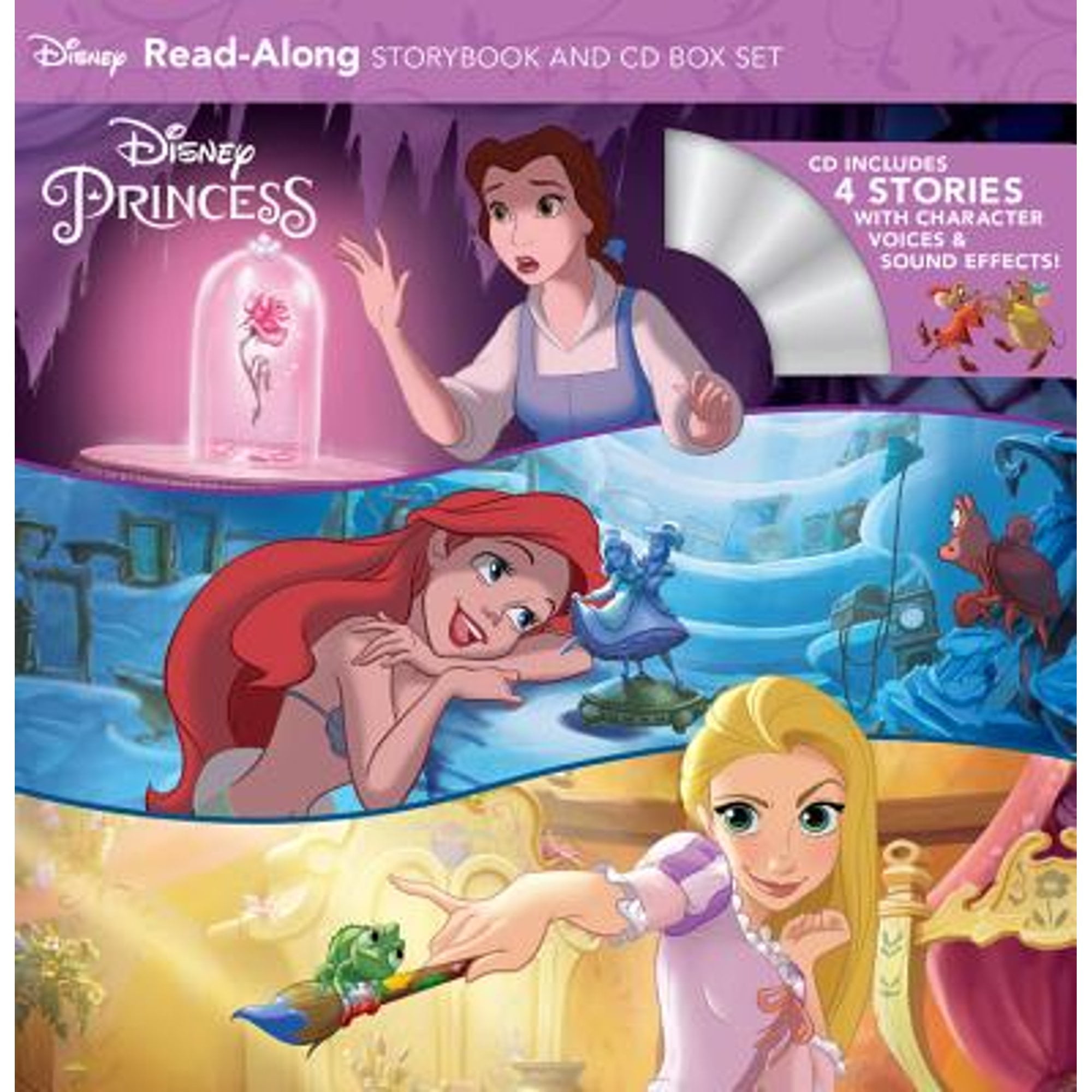 Pre-Owned Disney Princess Read-Along Storybook and CD Boxed Set [With ...
