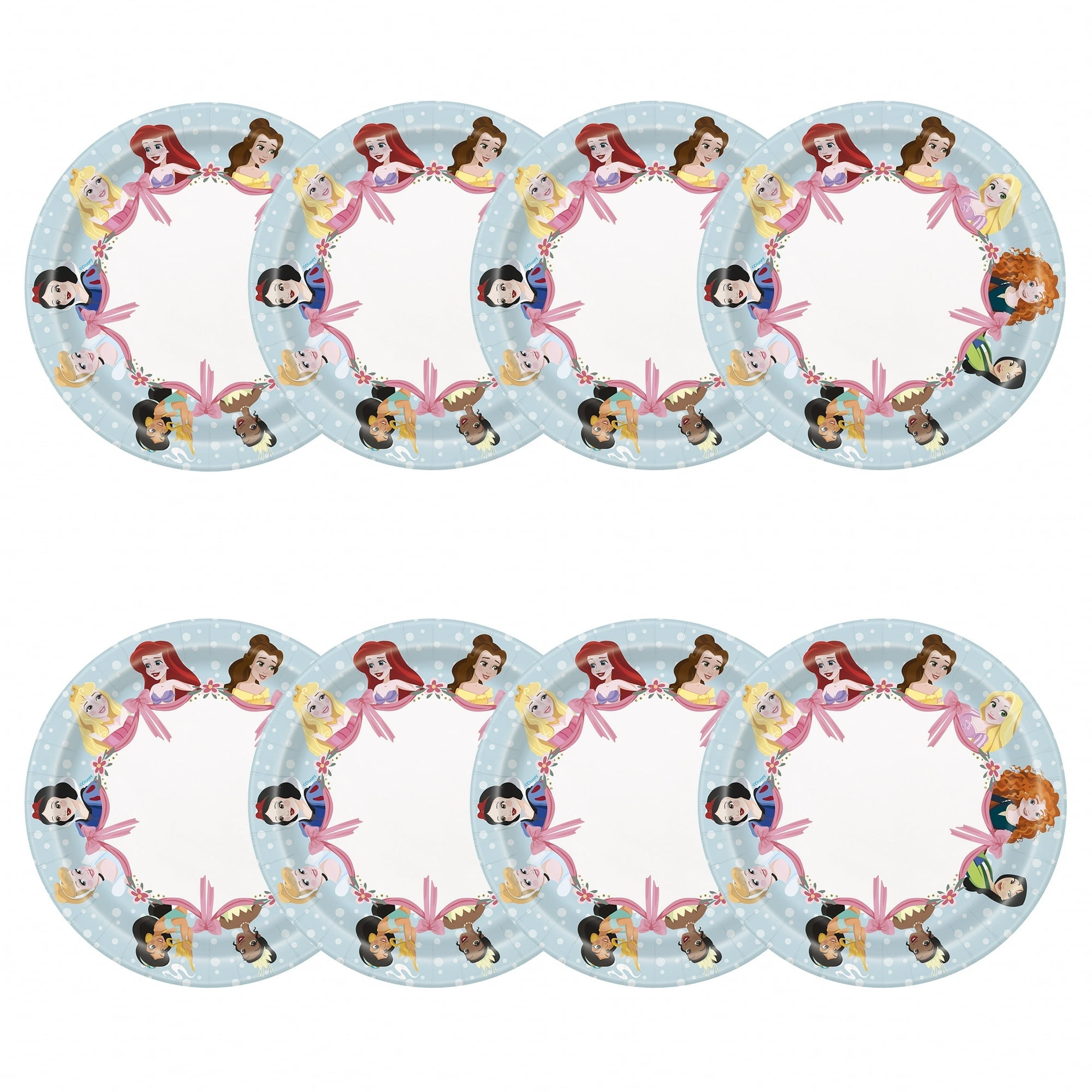 Disney Princess Round 7" Dessert Plates, 16ct - Walmart.com