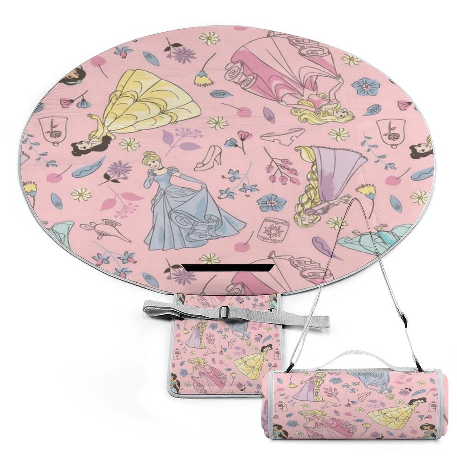 Disney Princess Round waterproof picnic mat suitable for outdoor ...