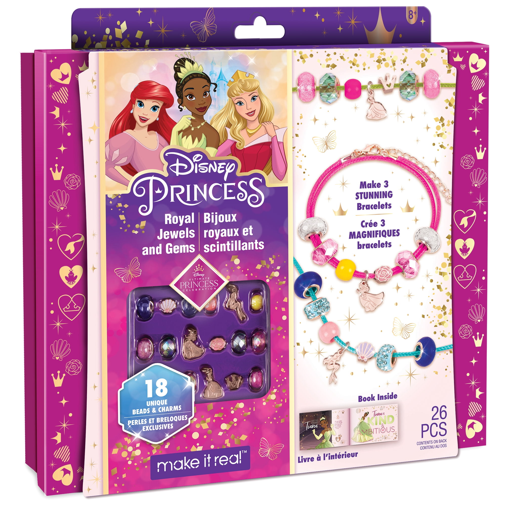 Disney Princess: Royal DIY Jewels & Gems- Create 3 Stunning Bracelets ...
