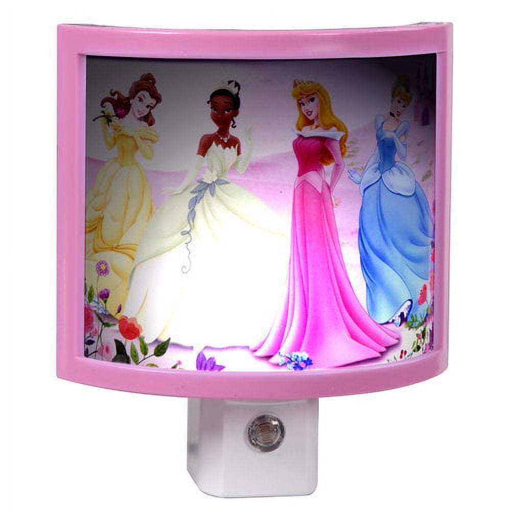 Disney Princess Royal Reflections Night Light for Nursery Room Decor ...