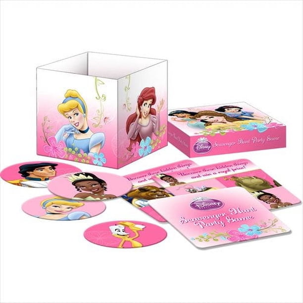 Various Child Disney Princess Scavenger Hunt Party Game - Walmart ...