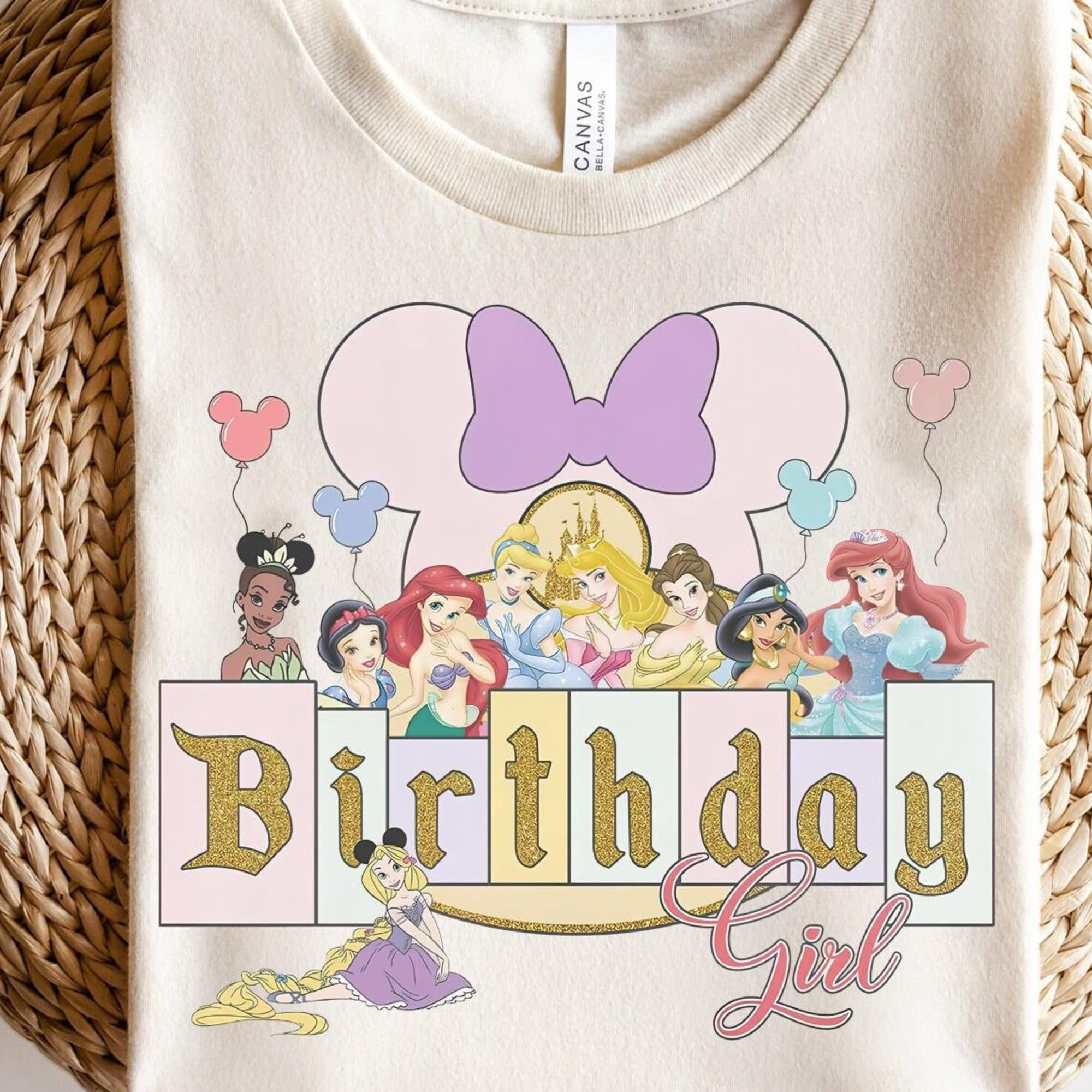 Disney Princess Shirt Disney Birthday Girl T-shirt Best Birthday Ever ...