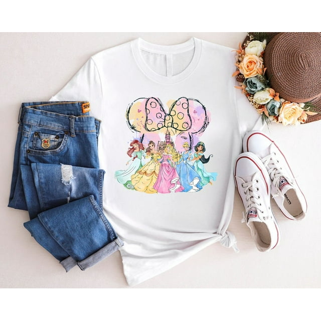 Disney Princess Shirt, Disney Watercolor Castle Tee, Disney Vacation, Disney Princess Sweatshirt ...