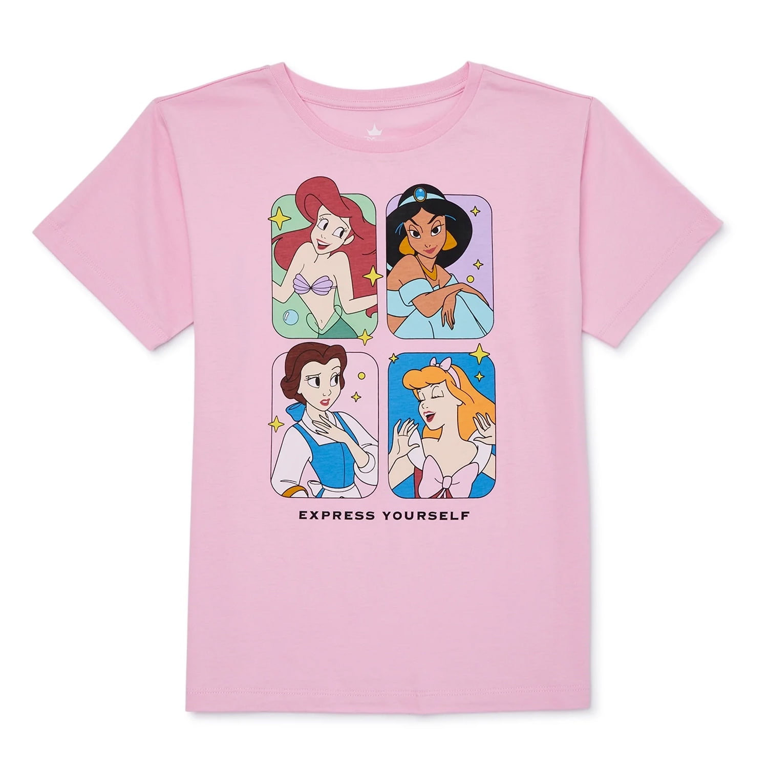 Disney Princess Shirt Girls' Express Yourself Character Portraits ...