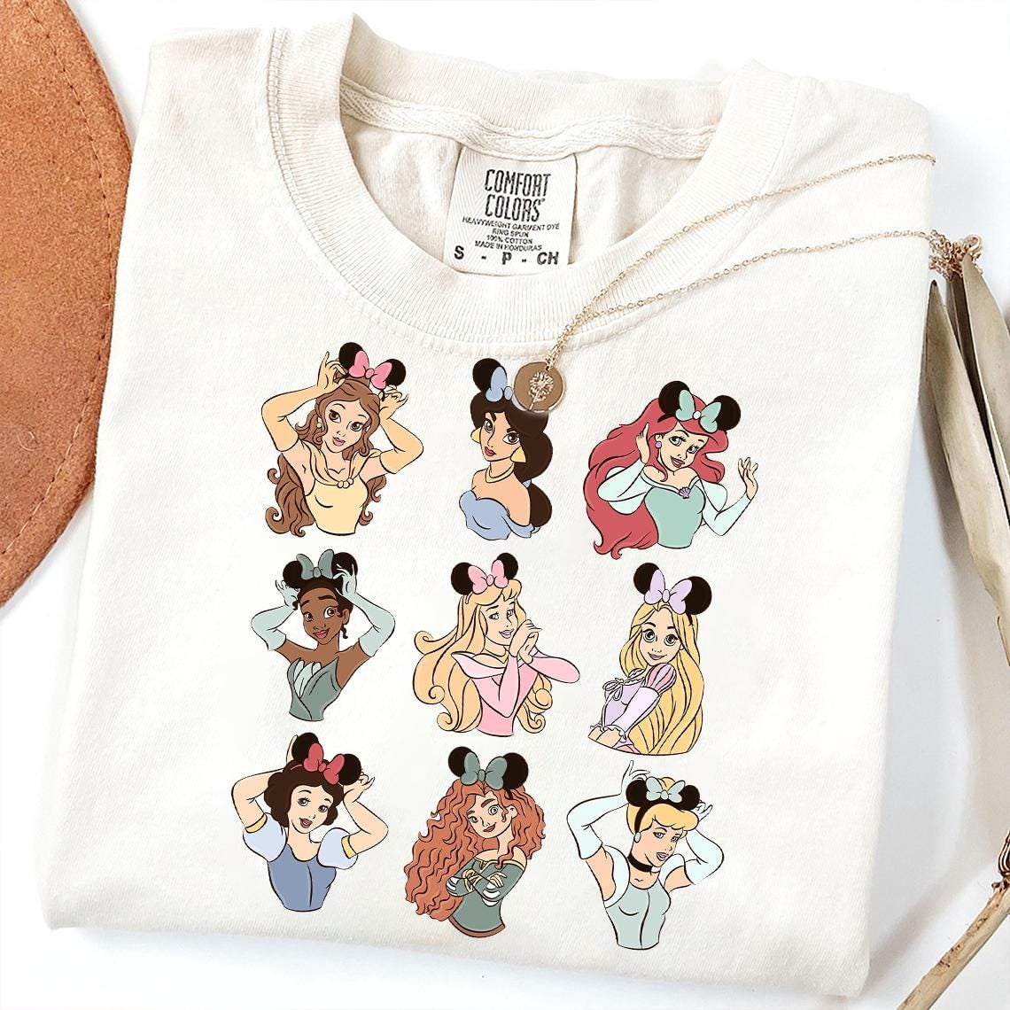 Disney Princess Shirt, Watercolor Princess Shirt, Disney Trip T-Shirt ...