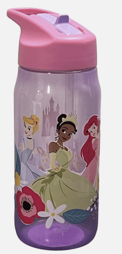 Disney Princess Sip Water Bottle w/Carry Loop Sip Bottles 16 oz Sippy Cup Ariel - Walmart.com