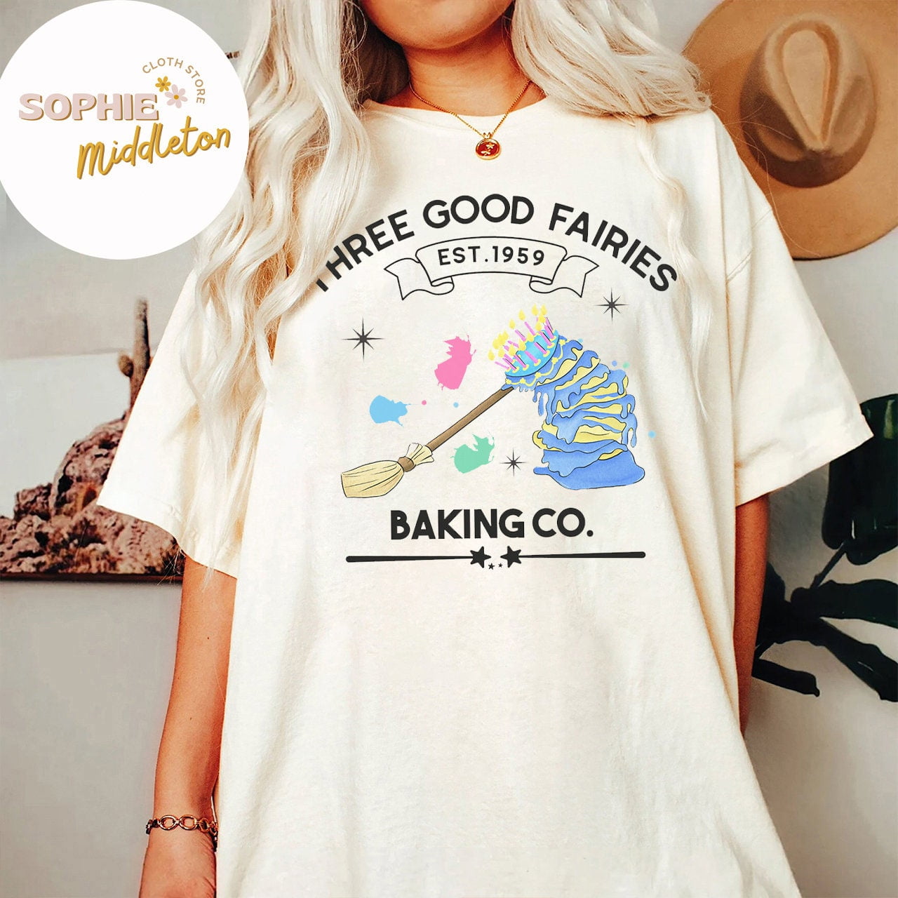 Disney Princess Sleeping Beauty Three Good Fairies Baking Co Shirt ...