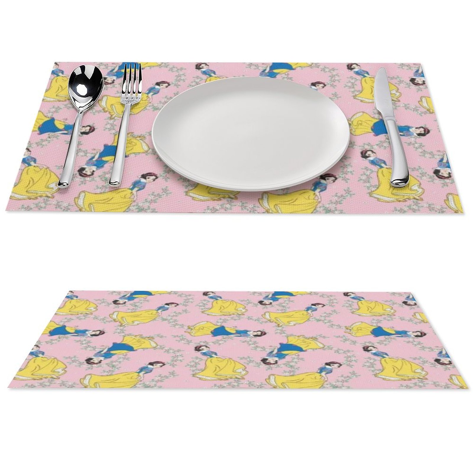 Disney Princess Snow White Cartoon placemats are suitable for indoor ...