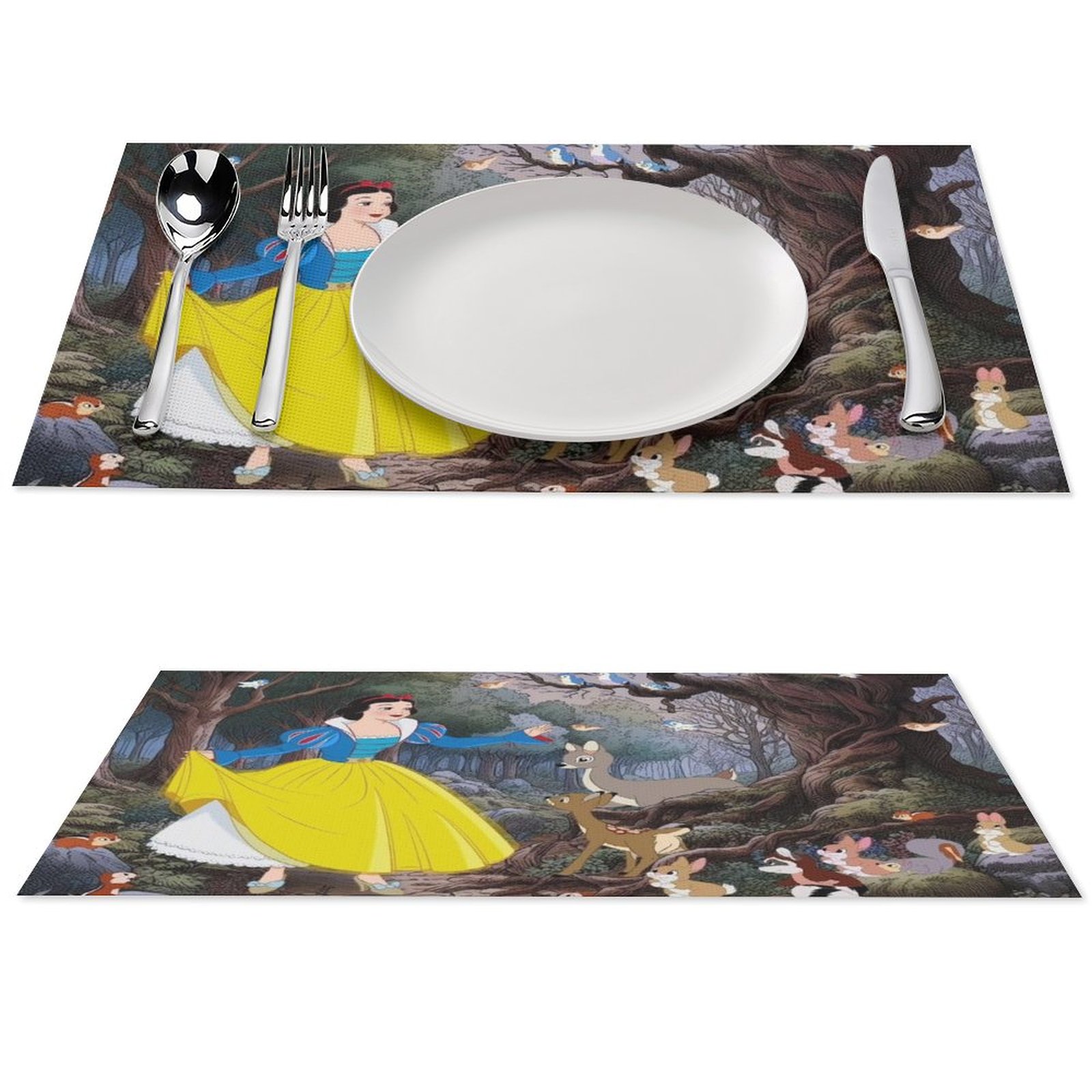 Disney Princess Snow White Cartoon placemats are suitable for indoor ...