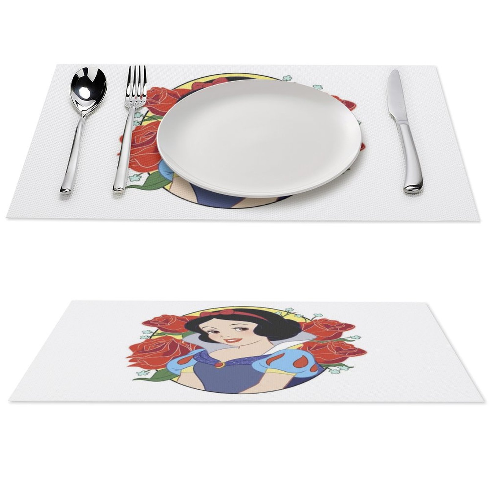 Disney Princess Snow White Cartoon placemats are suitable for indoor ...