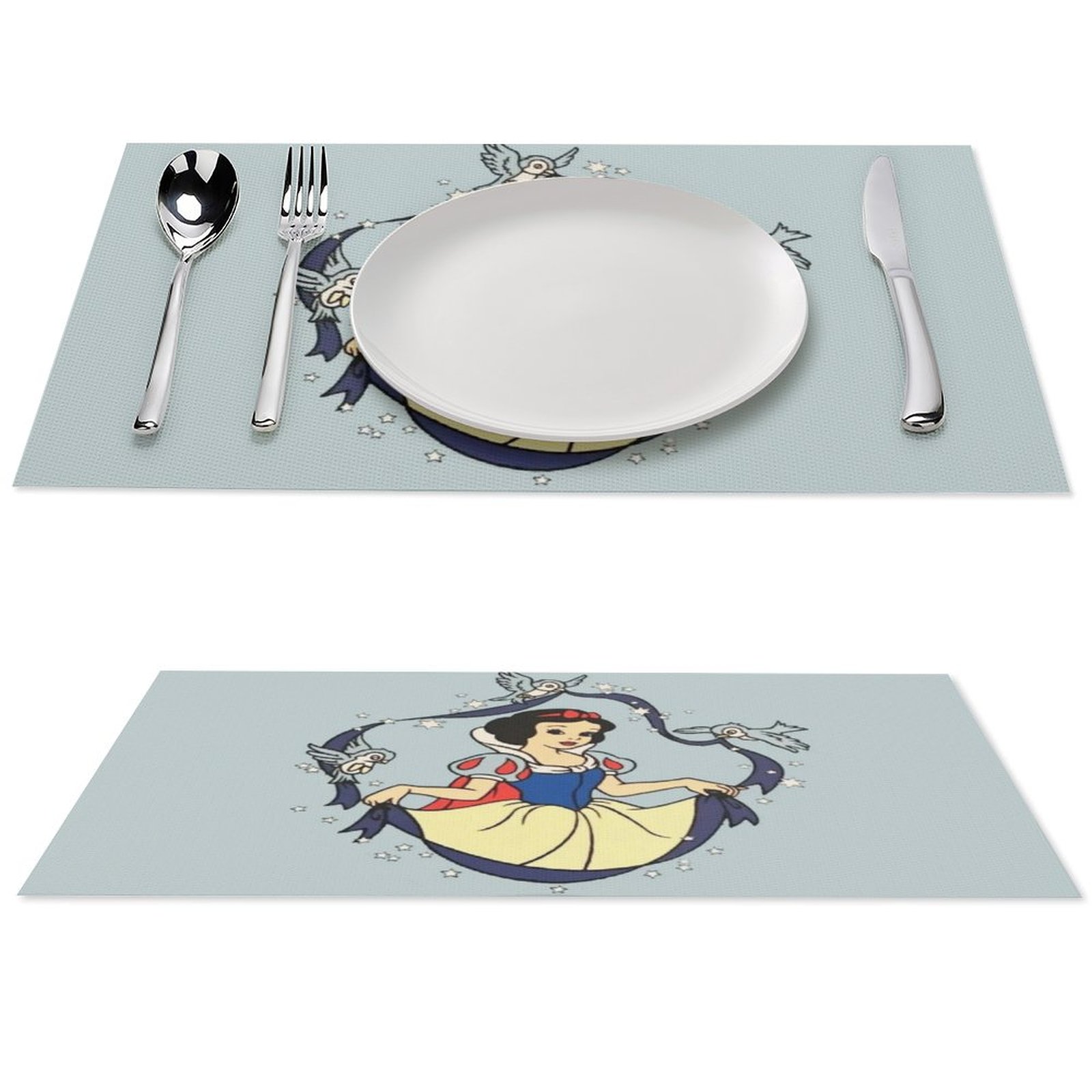 Disney Princess Snow White Cartoon placemats are suitable for indoor ...