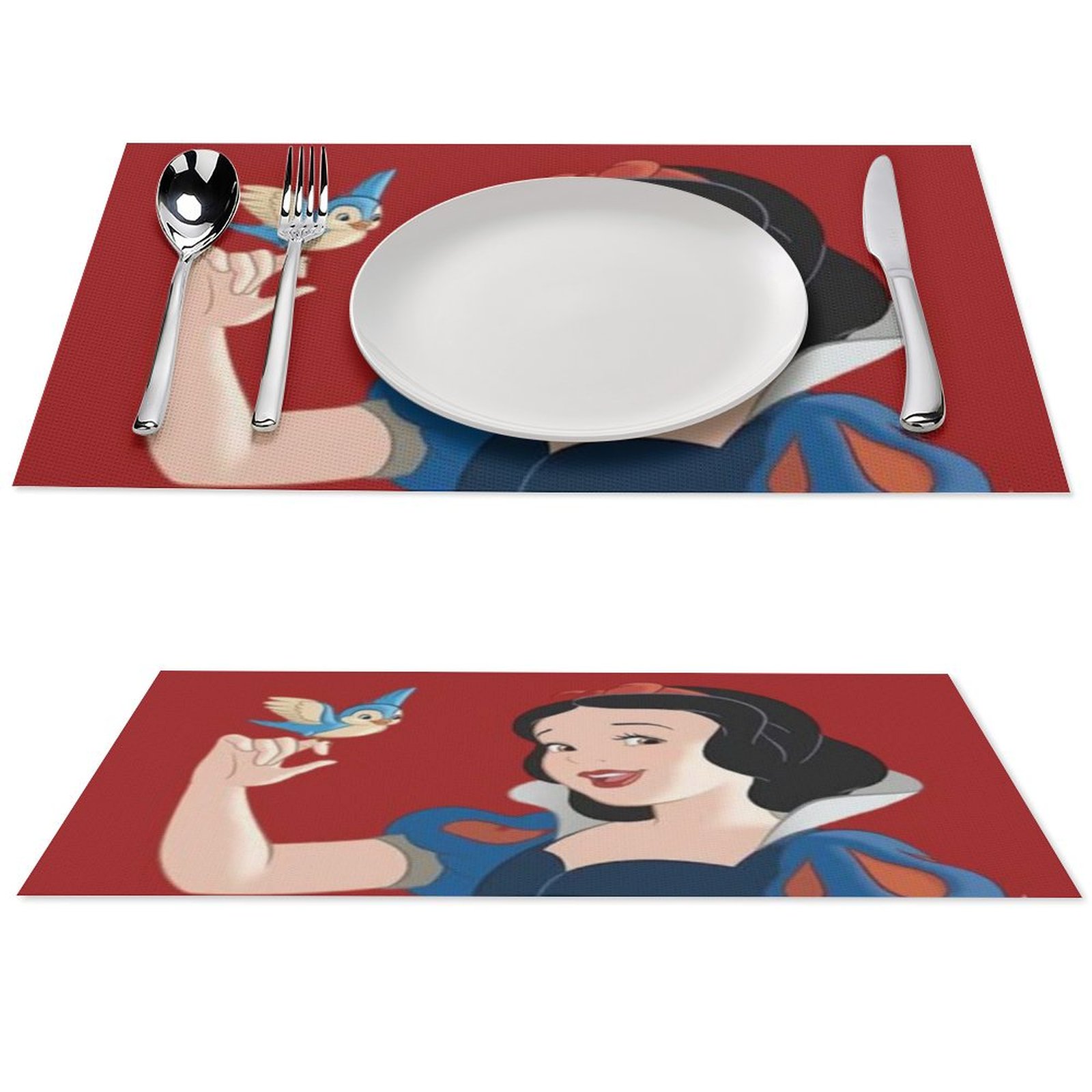 Disney Princess Snow White Cartoon placemats are suitable for indoor ...