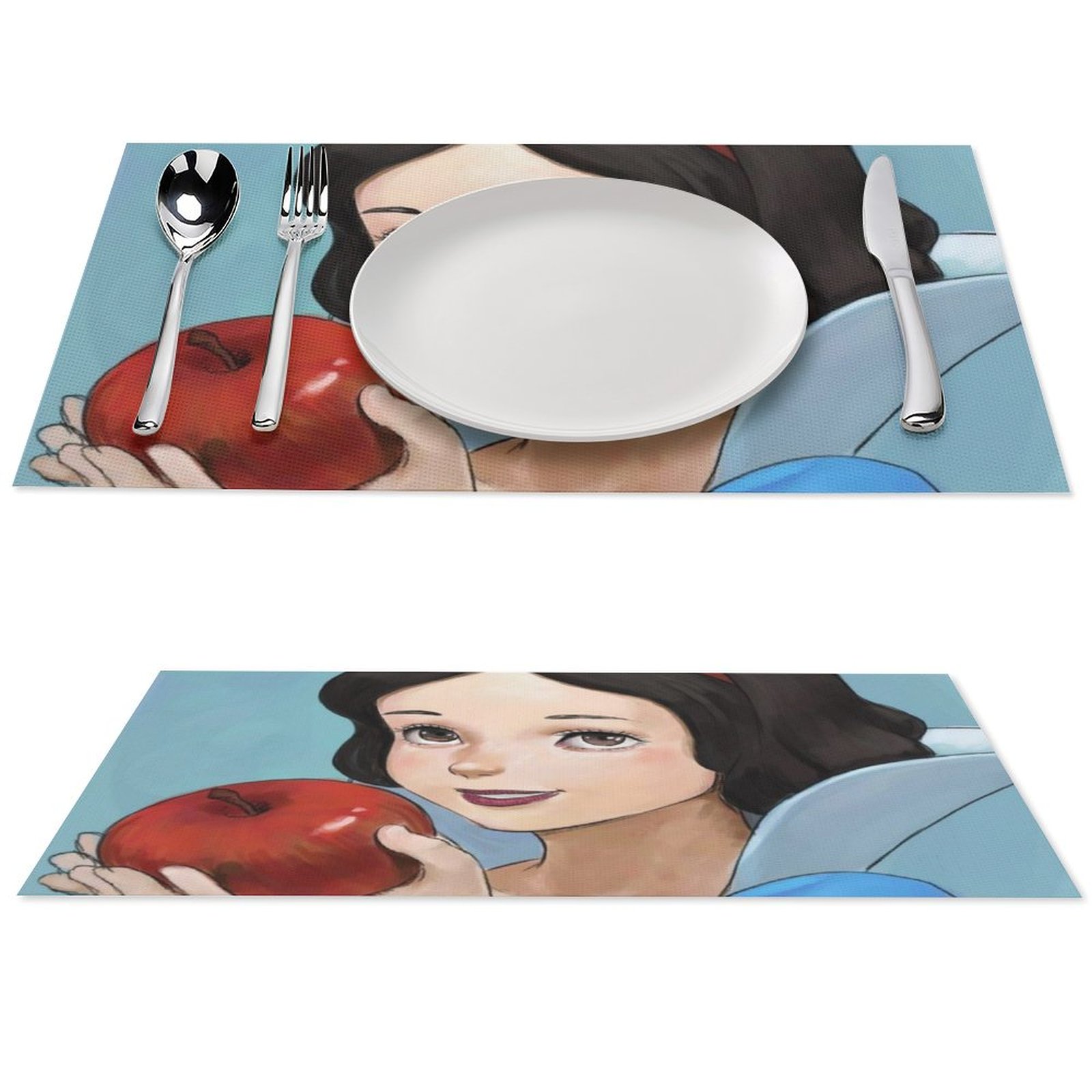 Disney Princess Snow White Cartoon placemats are suitable for indoor ...