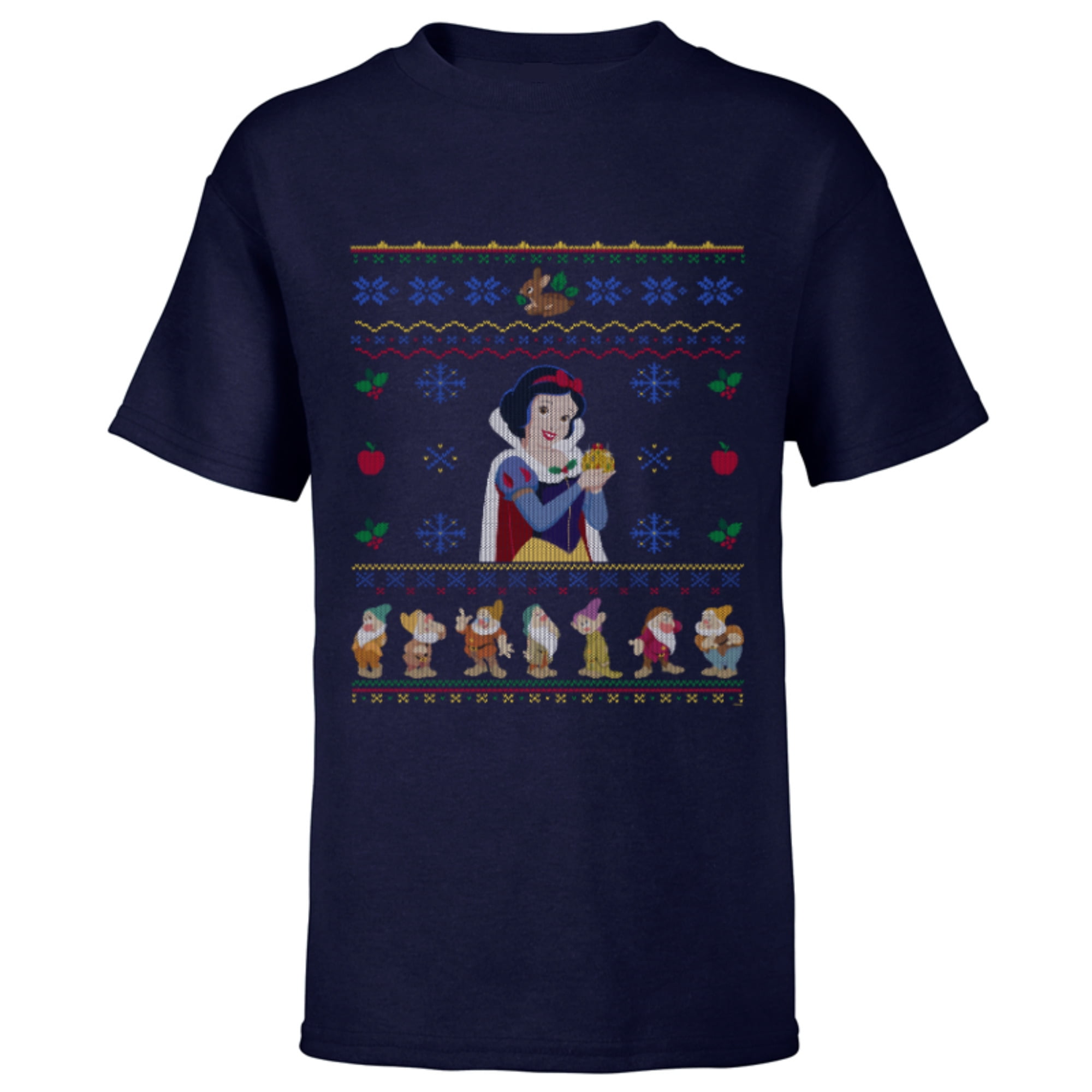 Disney Princess Snow White Christmas Sweater - Short Sleeve T-Shirt for ...
