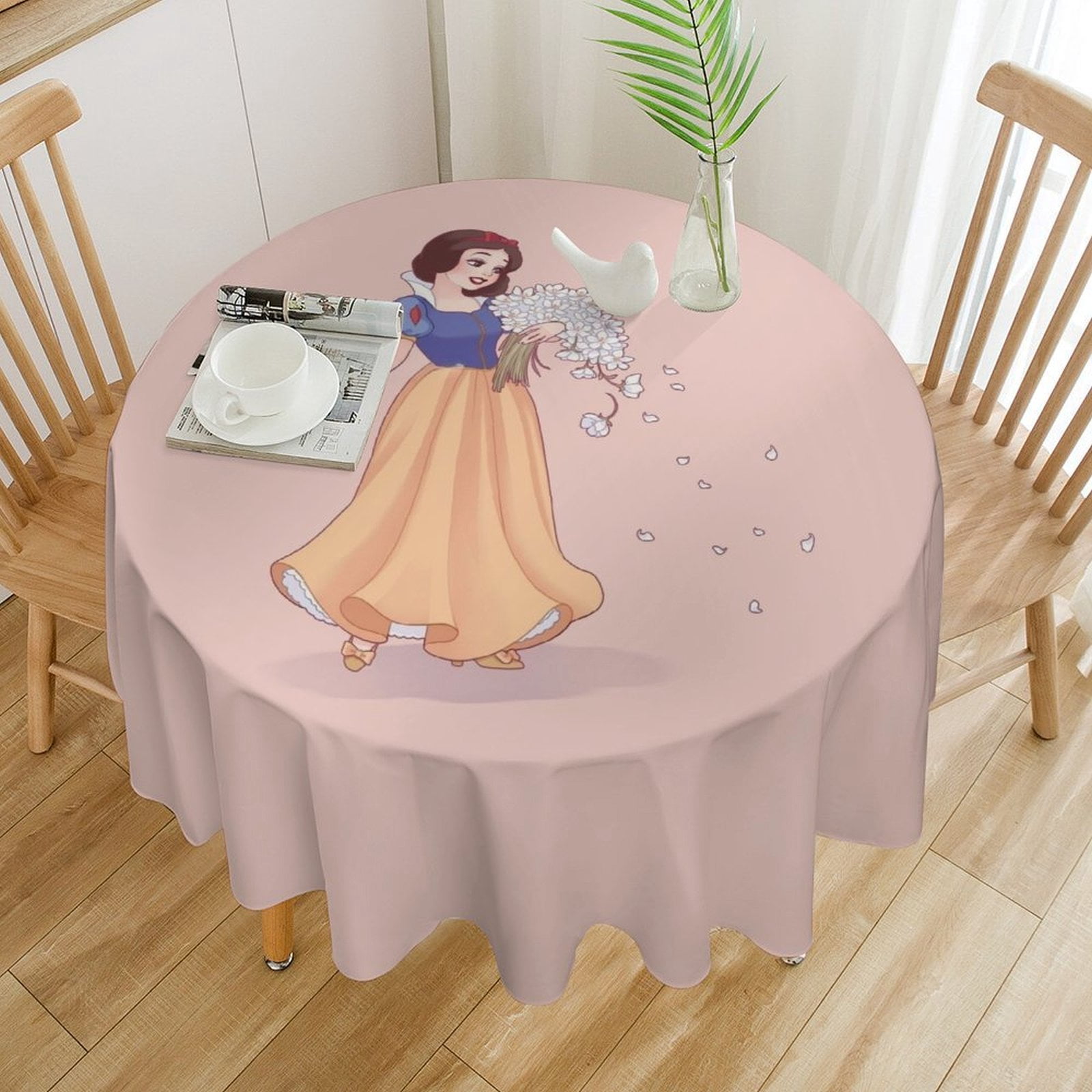 Disney Princess Snow White Christmas round plastic waterproof ...