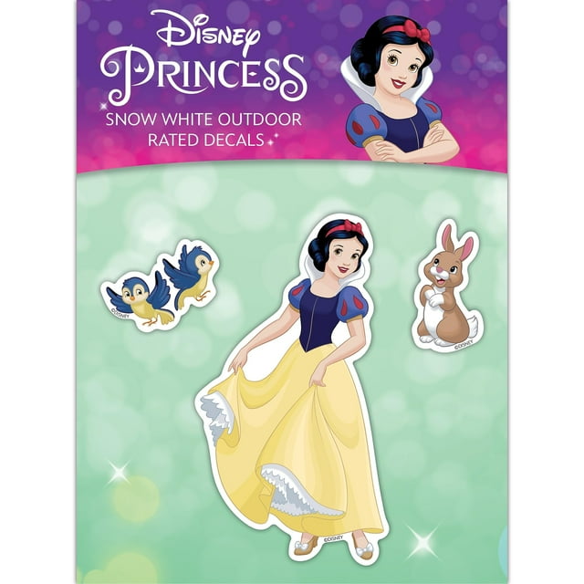 Disney Princess Snow White Decals - Set of 3 Vinyl Stickers for Car ...
