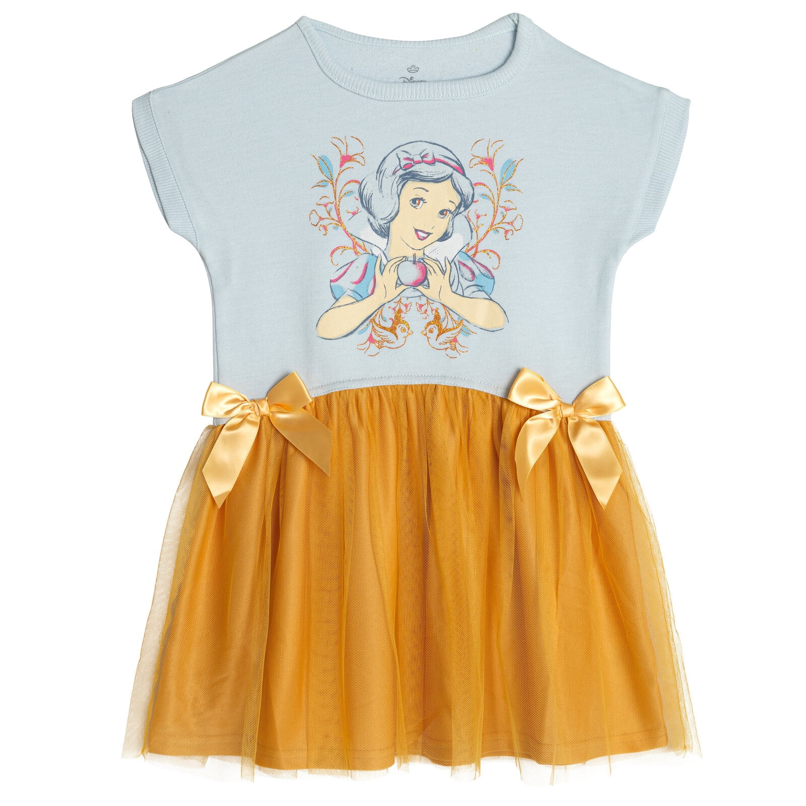 Disney Princess Snow White French Terry Tutu Pleated Drop Shoulder ...