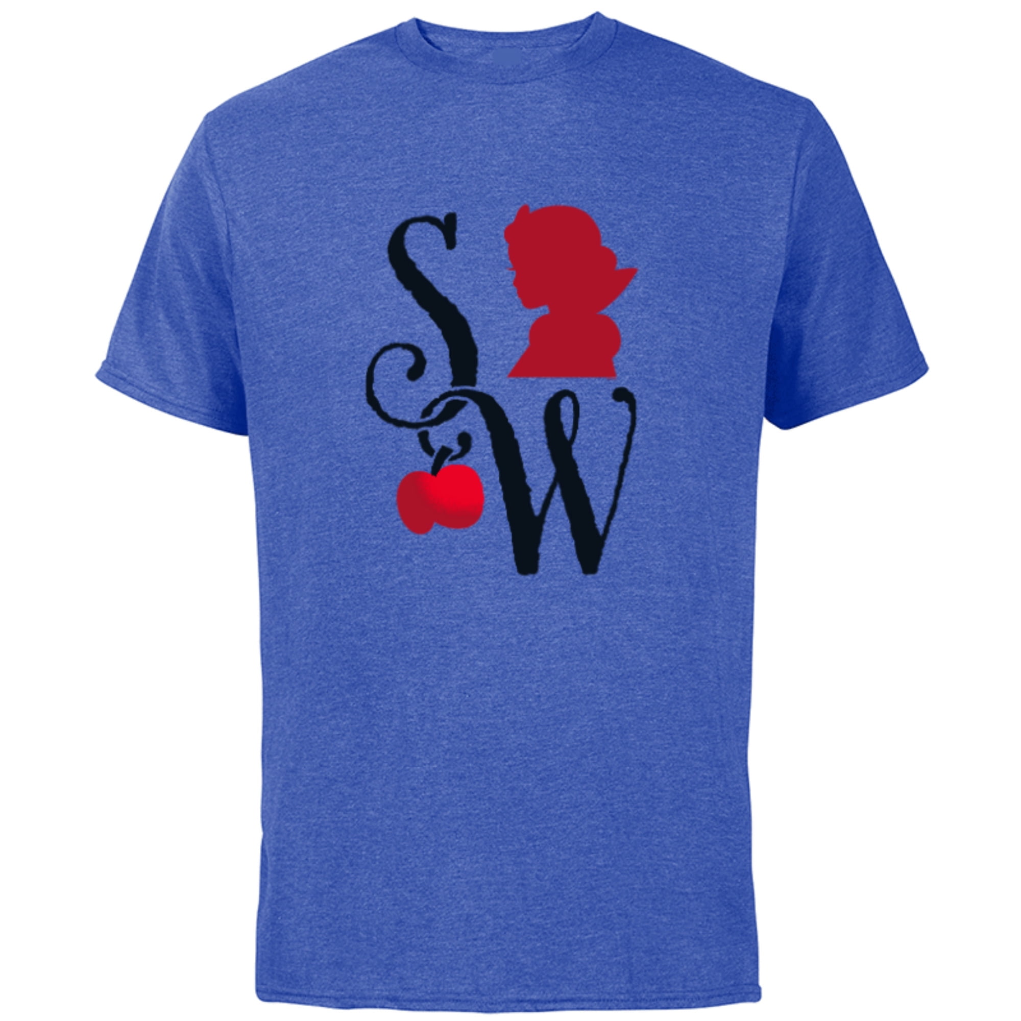 Disney Princess Snow White Initials and Silhouette - Short Sleeve ...