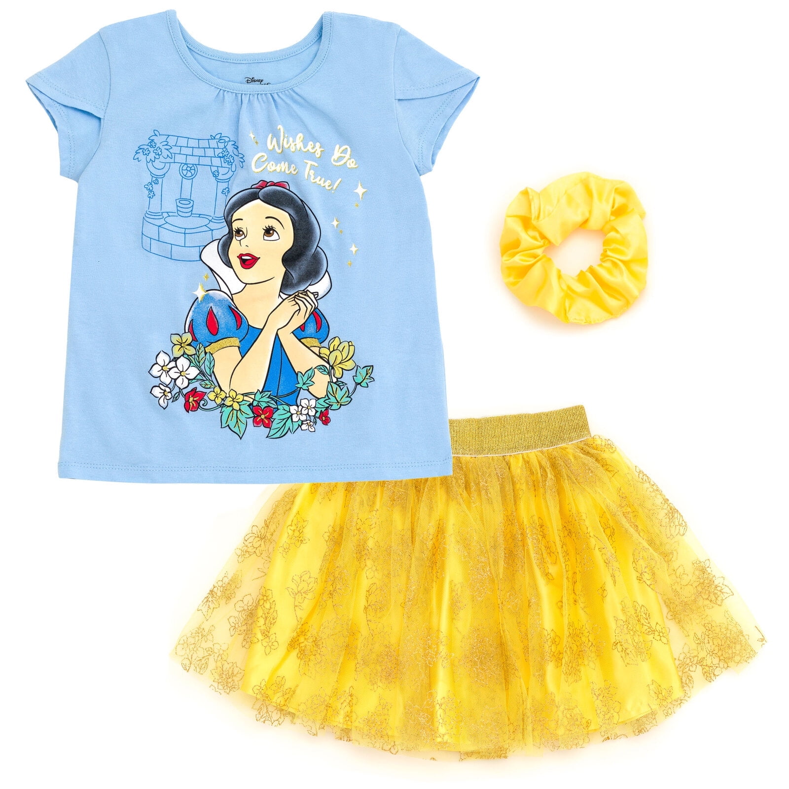 Disney Princess Snow White Little Girls T-Shirt and Skirt Toddler to ...