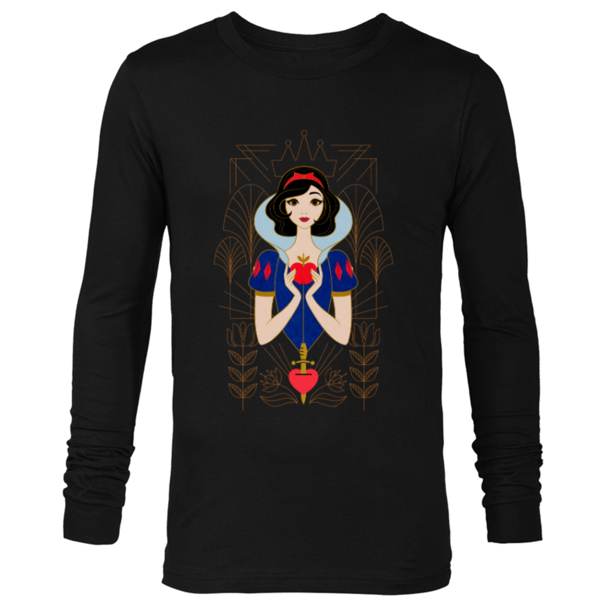 Disney Princess Snow White Modern Art Deco Style - Long Sleeve T-Shirt ...