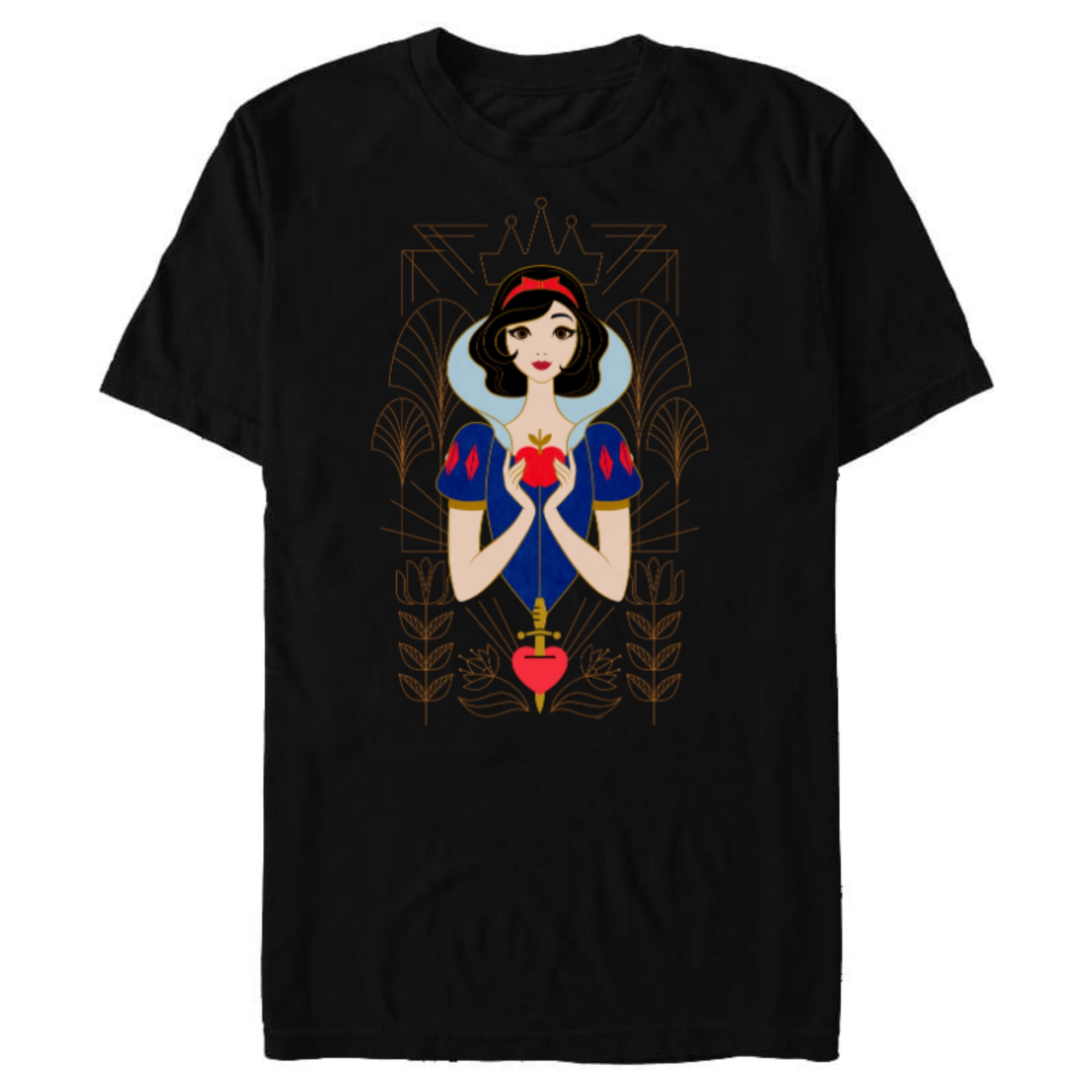 Disney Princess Snow White Modern Art Deco Style - Short Sleeve Blended ...