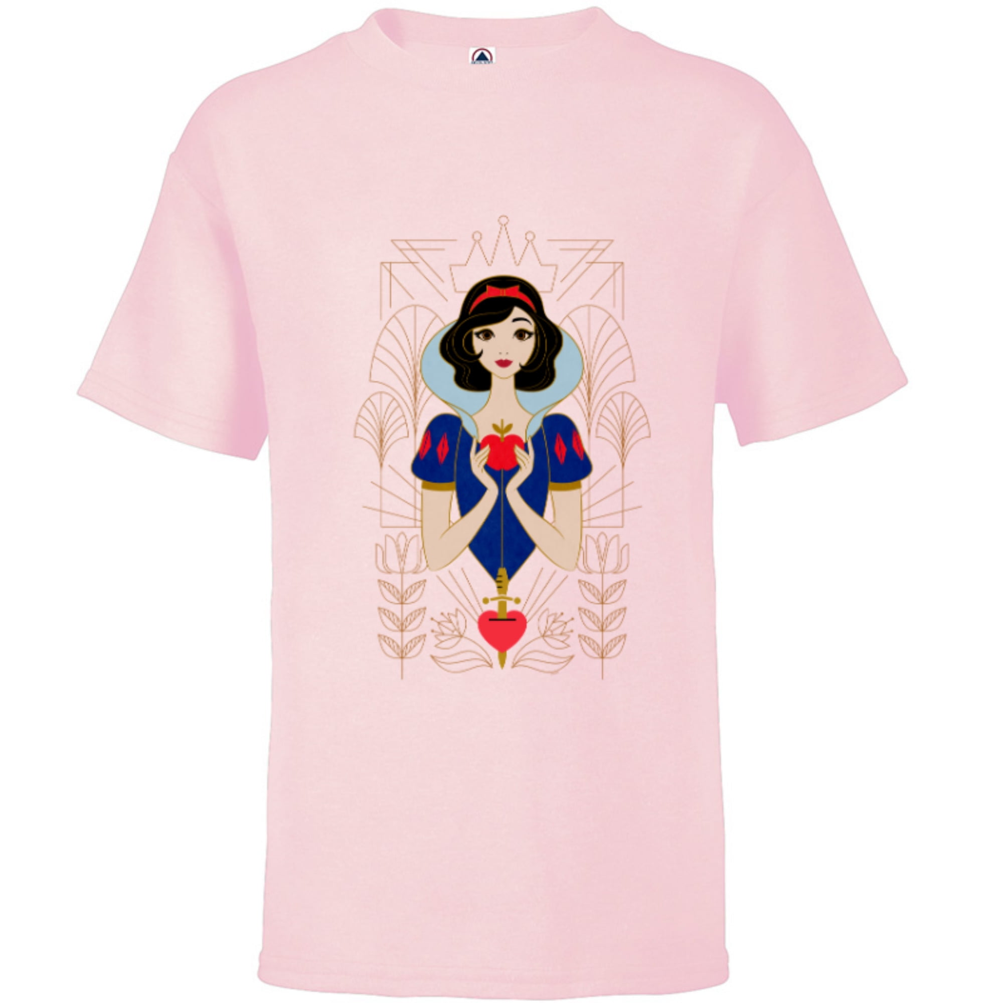 Disney Princess Snow White Modern Art Deco Style - Short Sleeve T-Shirt ...