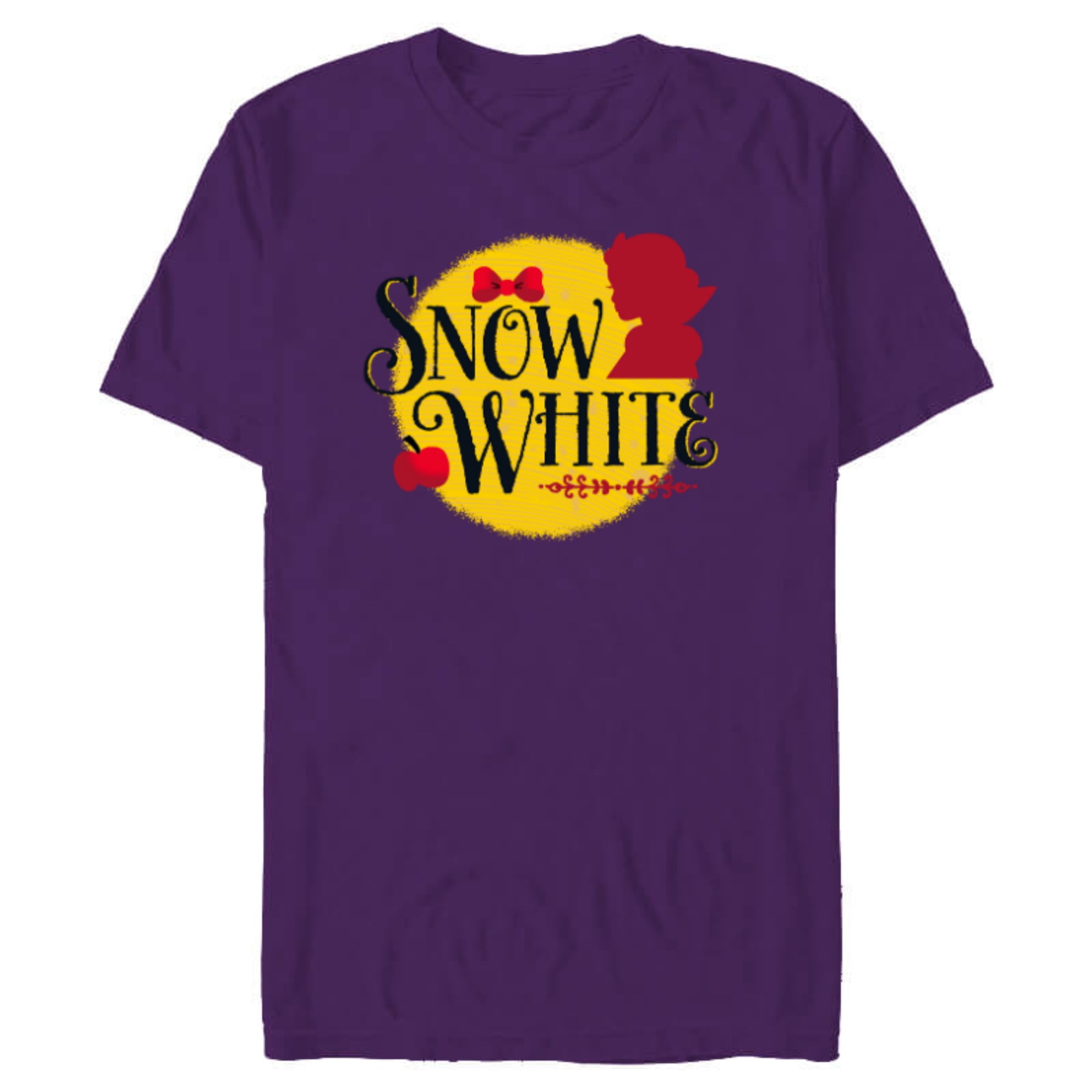 Disney Princess Snow White Name and Silhouette - Short Sleeve Blended T ...