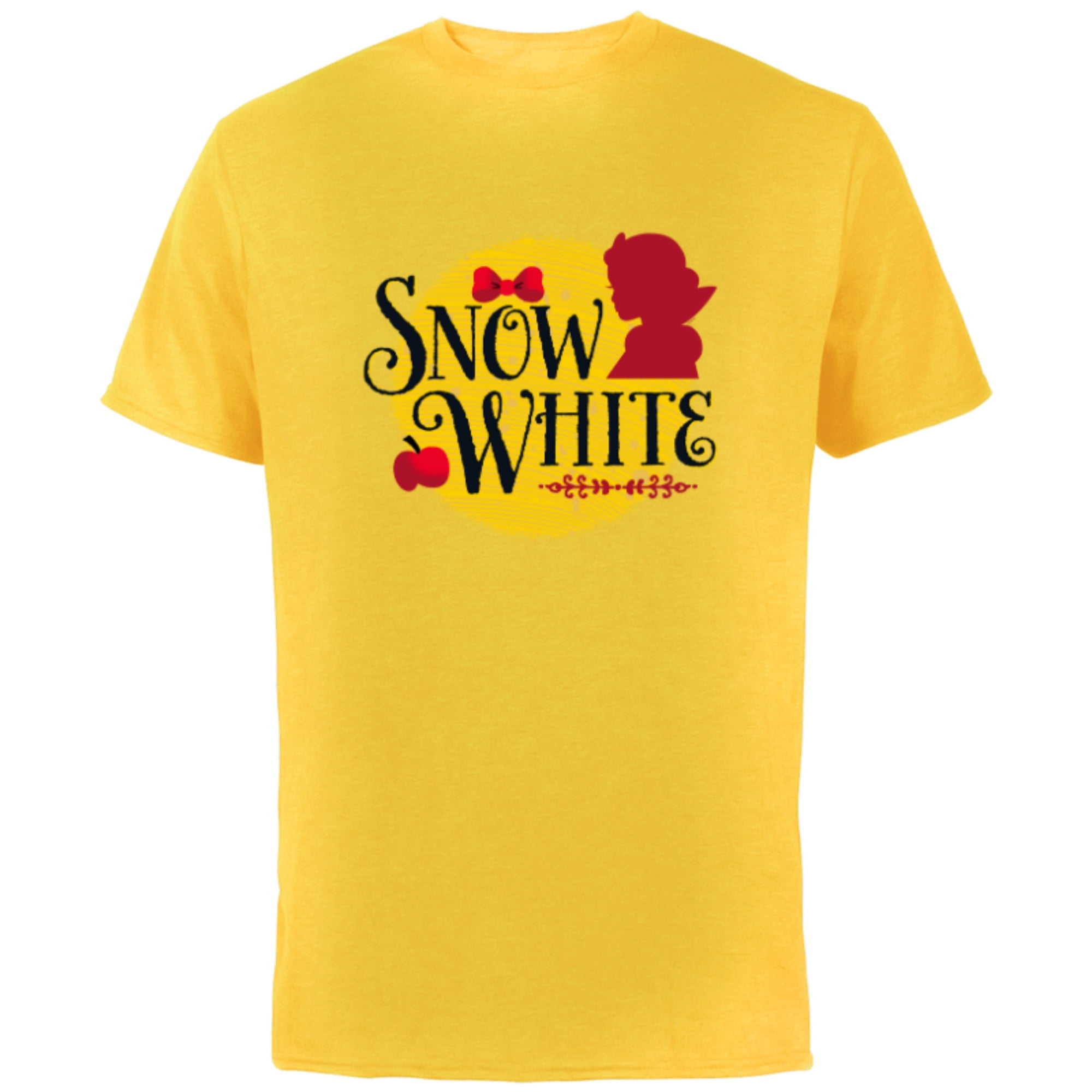 Disney Princess Snow White Name and Silhouette - Short Sleeve Cotton T ...