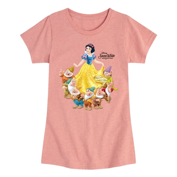 Disney Princess - Snow White Poster - Youth Girls Fitted Short Sleeve T ...