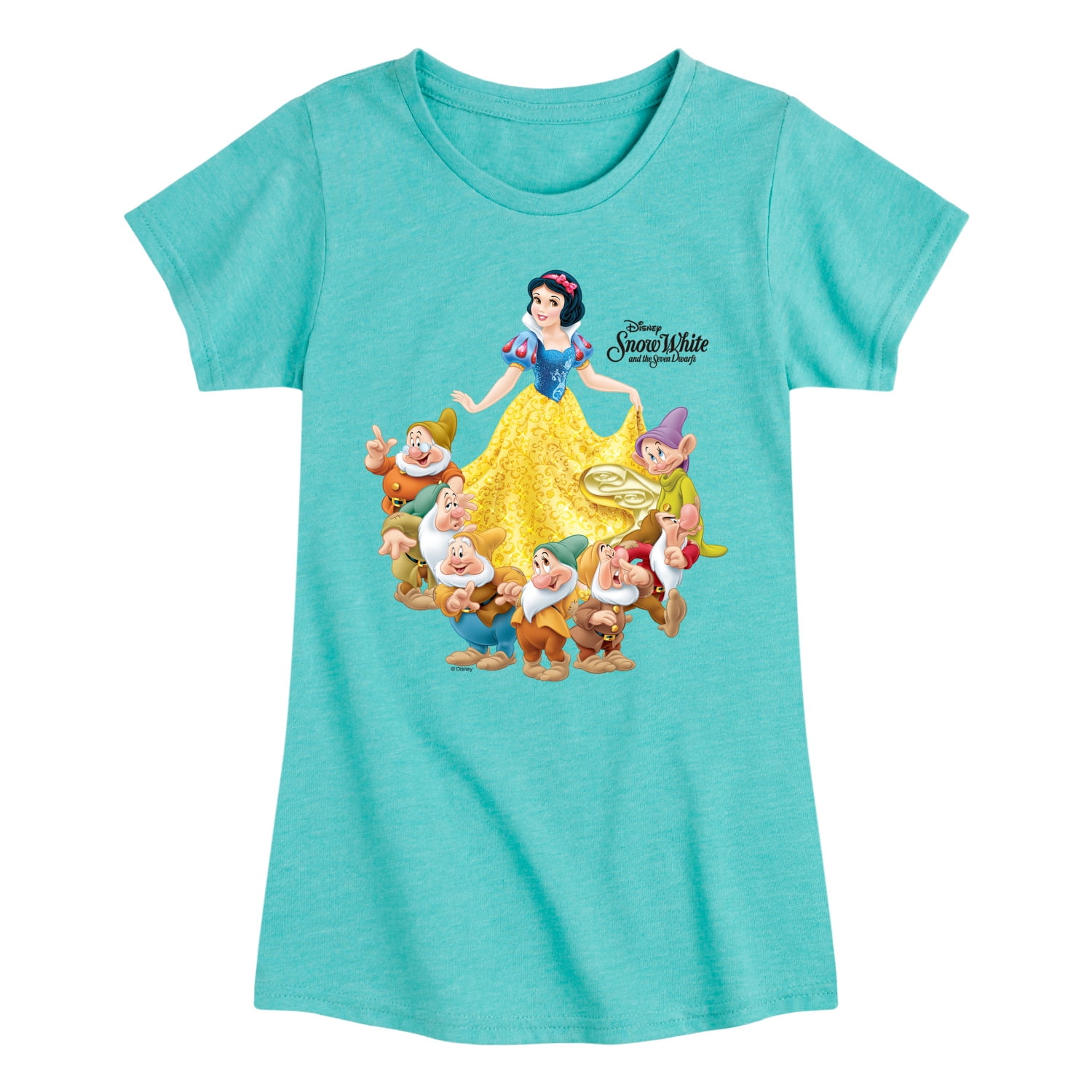 Disney Princess - Snow White Poster - Youth Girls Fitted Short Sleeve T ...