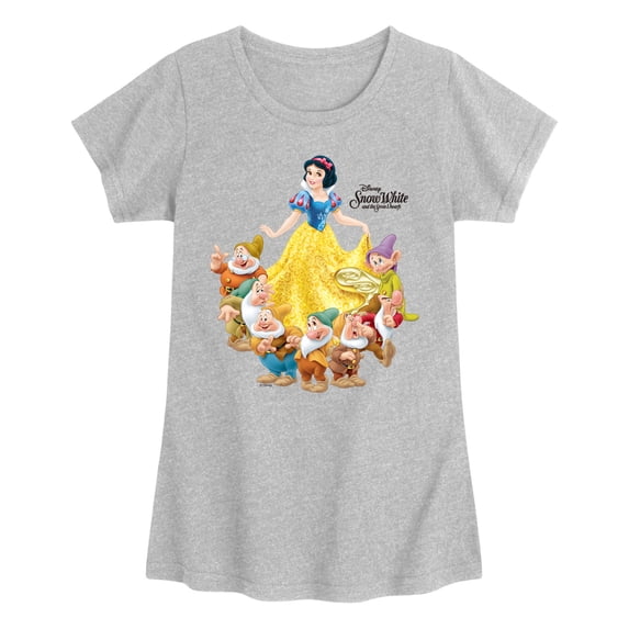 Disney Princess - Snow White Poster - Youth Girls Fitted Short Sleeve T ...