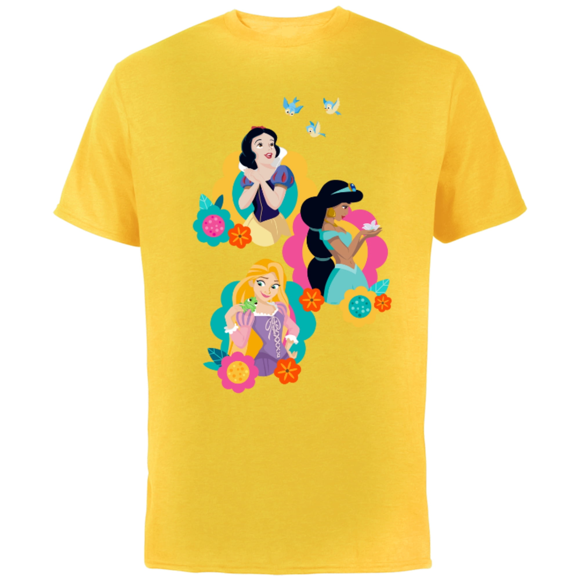 Disney Princess Snow White Rapunzel Jasmine In Bloom - Short Sleeve ...