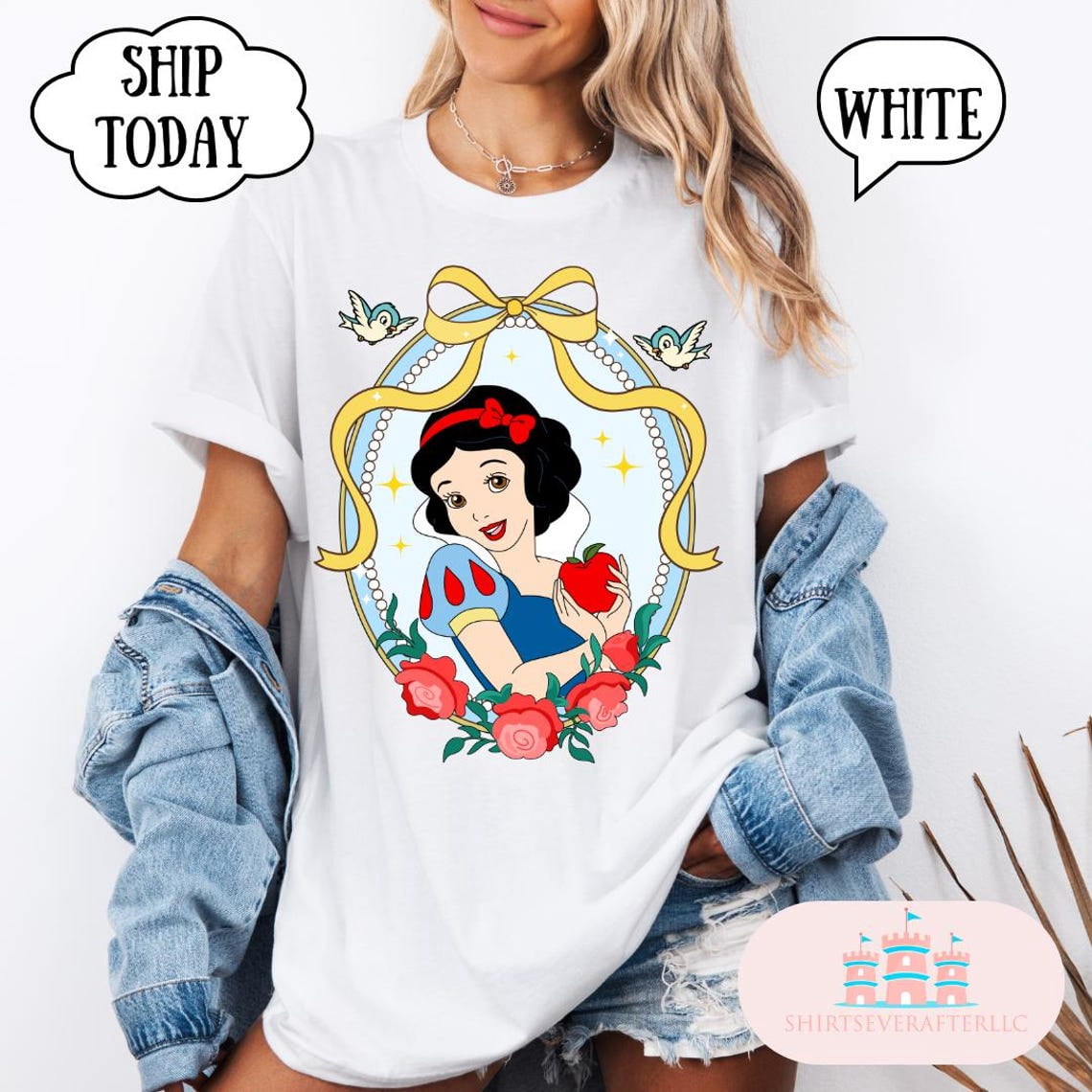 Disney Princess Snow White Shirt, Snow White Shirt, Girls Snow White ...
