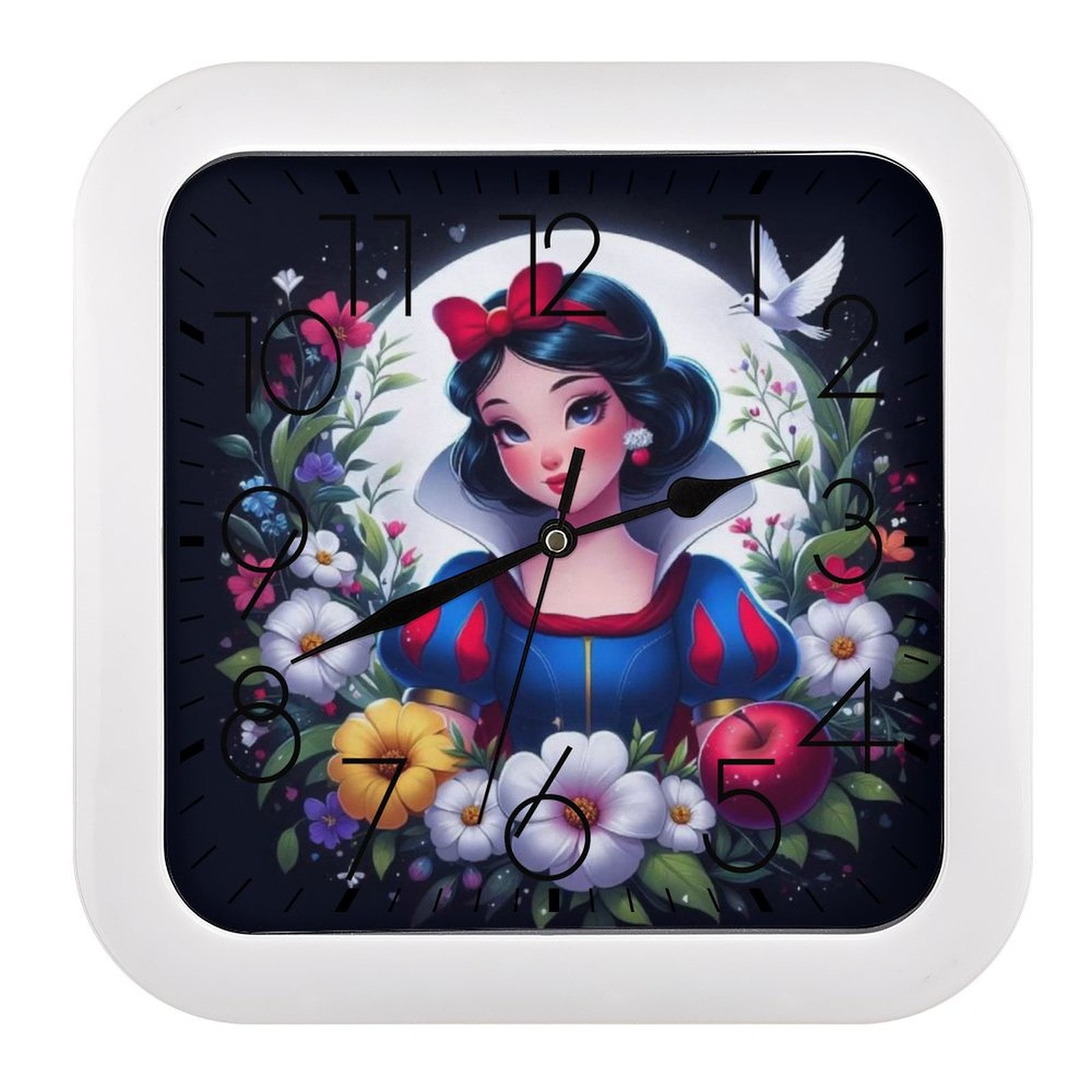 Disney Princess Snow White Square wall clock battery operated ...