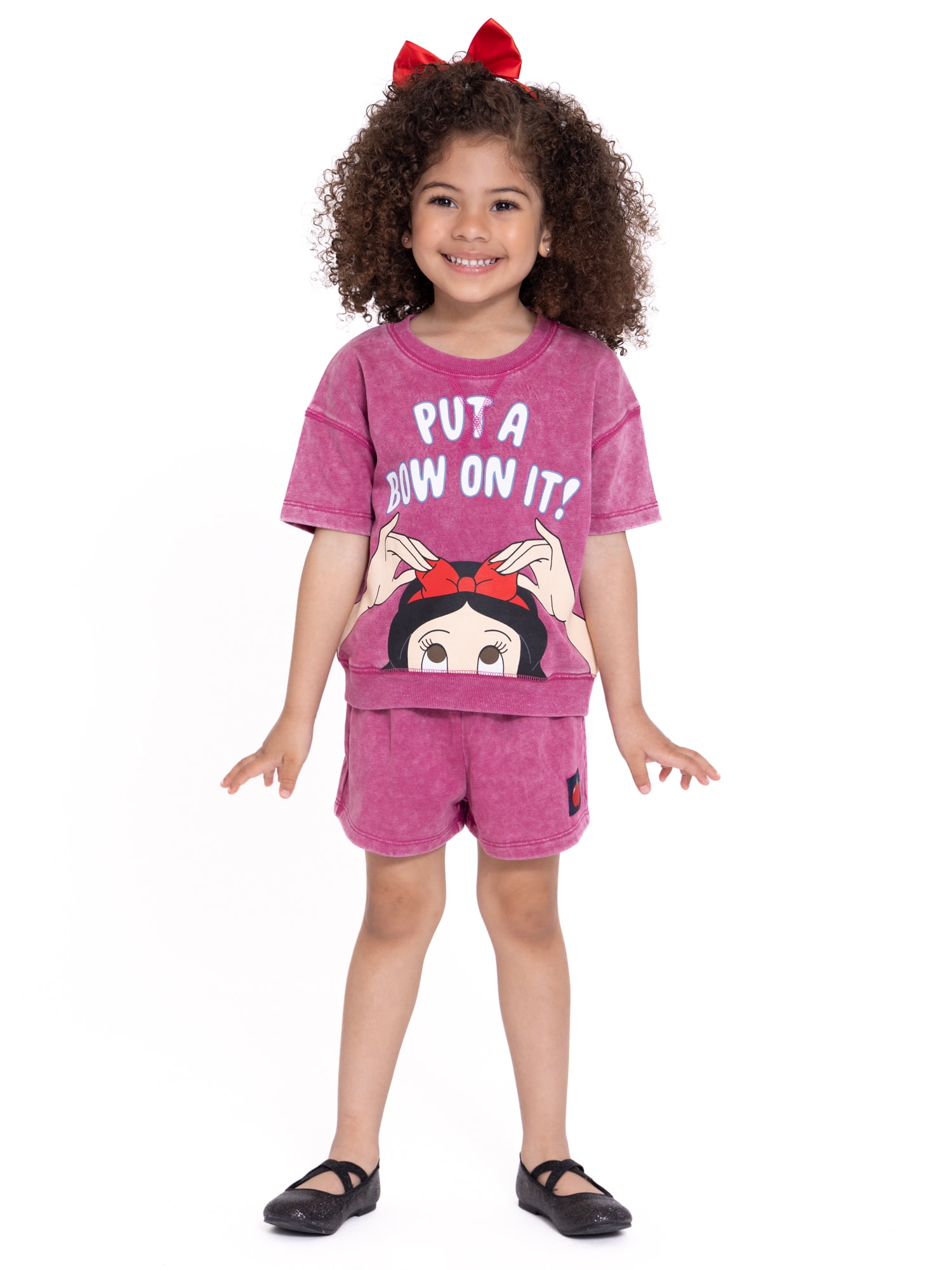 Disney Princess Snow White Toddler Girls Short Set, Sizes 12 Months ...