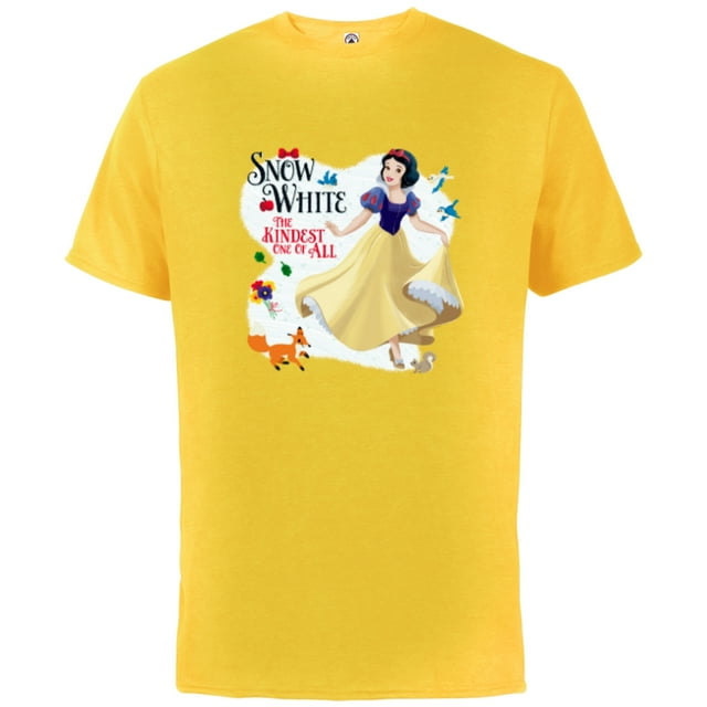 Disney Princess Snow White the Kindest One of All - Short Sleeve Cotton T-Shirt for Adults ...