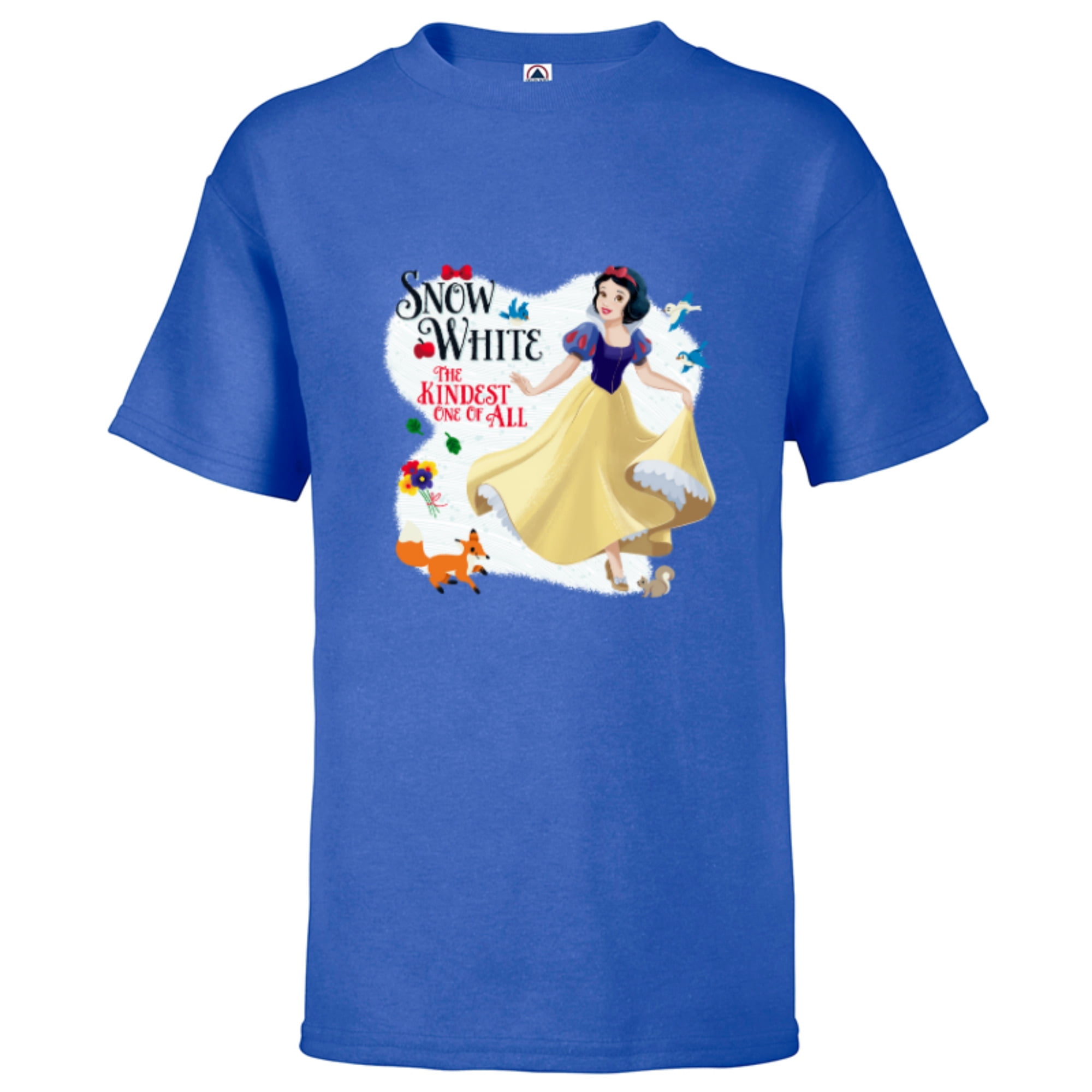 Disney Princess Snow White the Kindest One of All - Short Sleeve T-Shirt for Kids - Customized ...