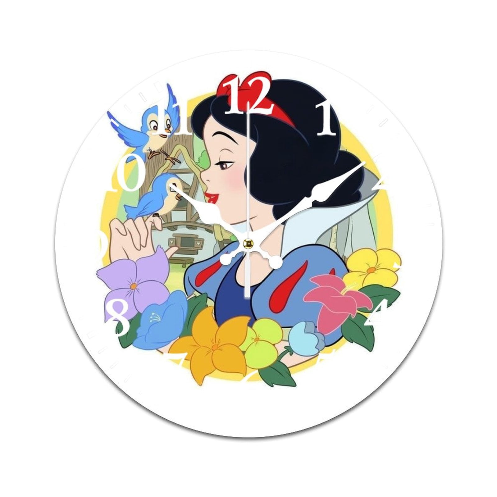 Disney Princess Snow White wall clocks battery operated decorative 30cm ...