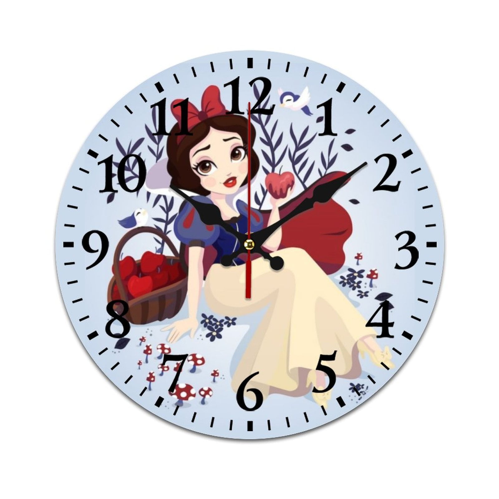 Disney Princess Snow White wall clocks battery operated decorative 34cm ...