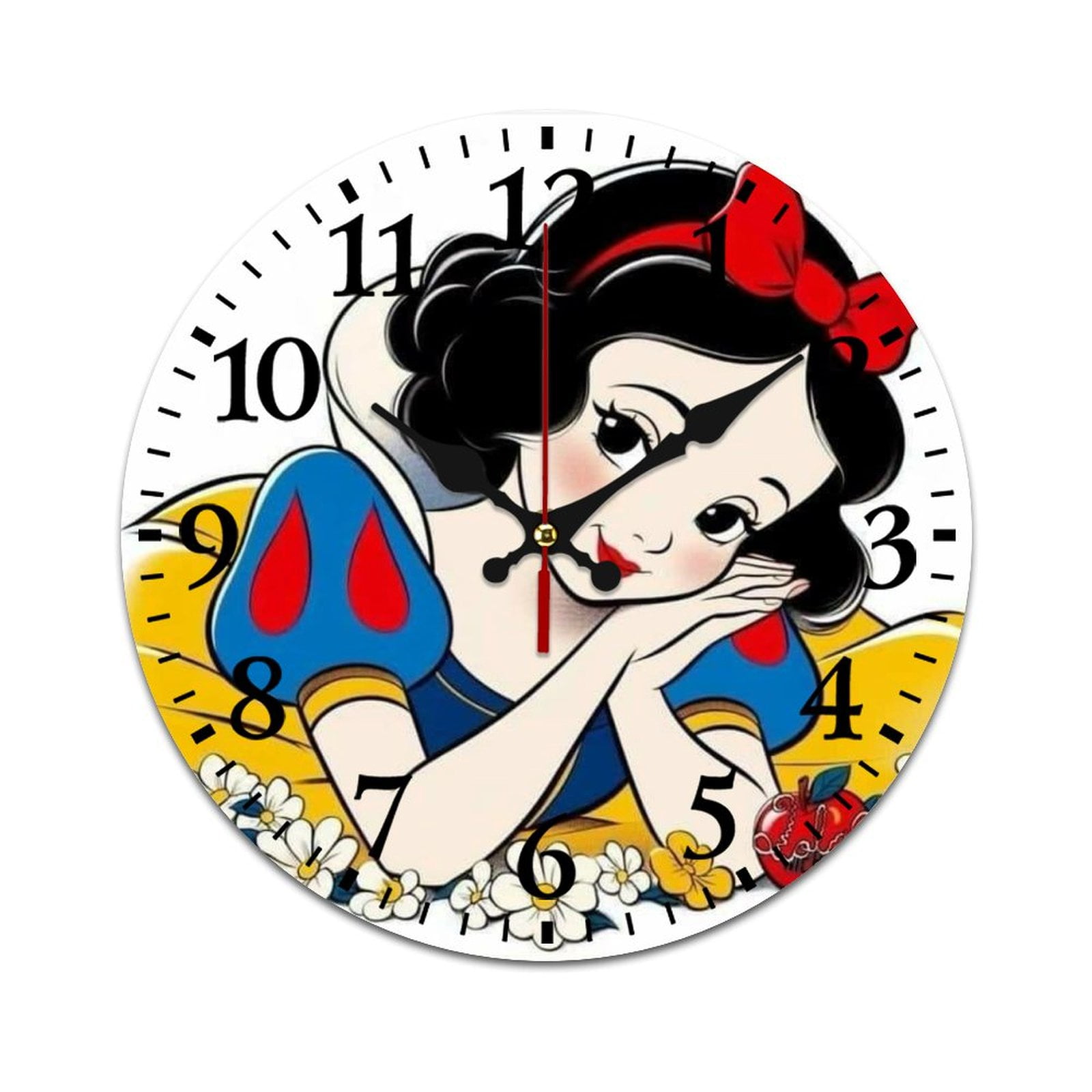 Disney Princess Snow White wall clocks battery operated decorative 34cm ...