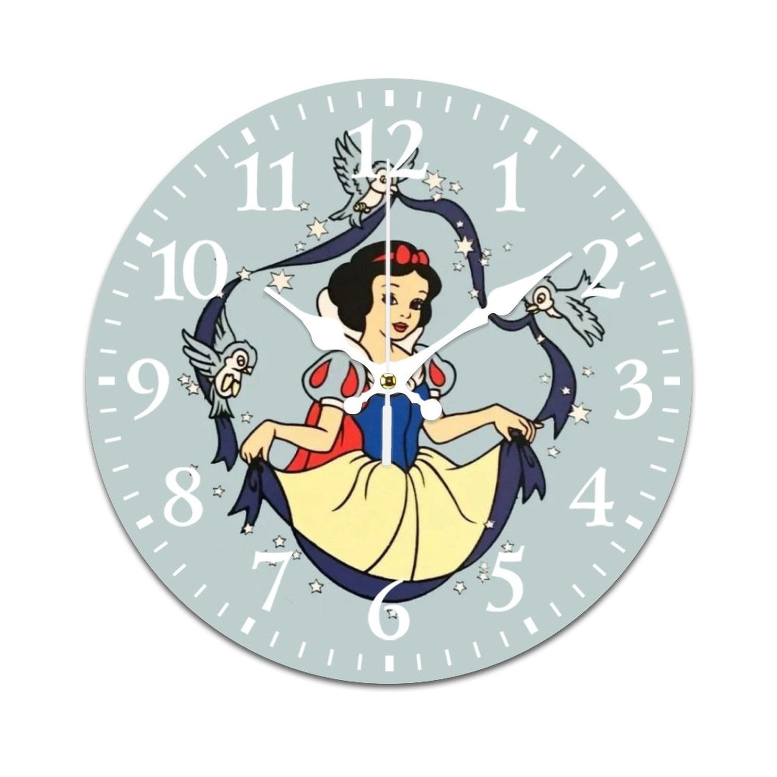 Disney Princess Snow White wall clocks battery operated decorative 34cm ...