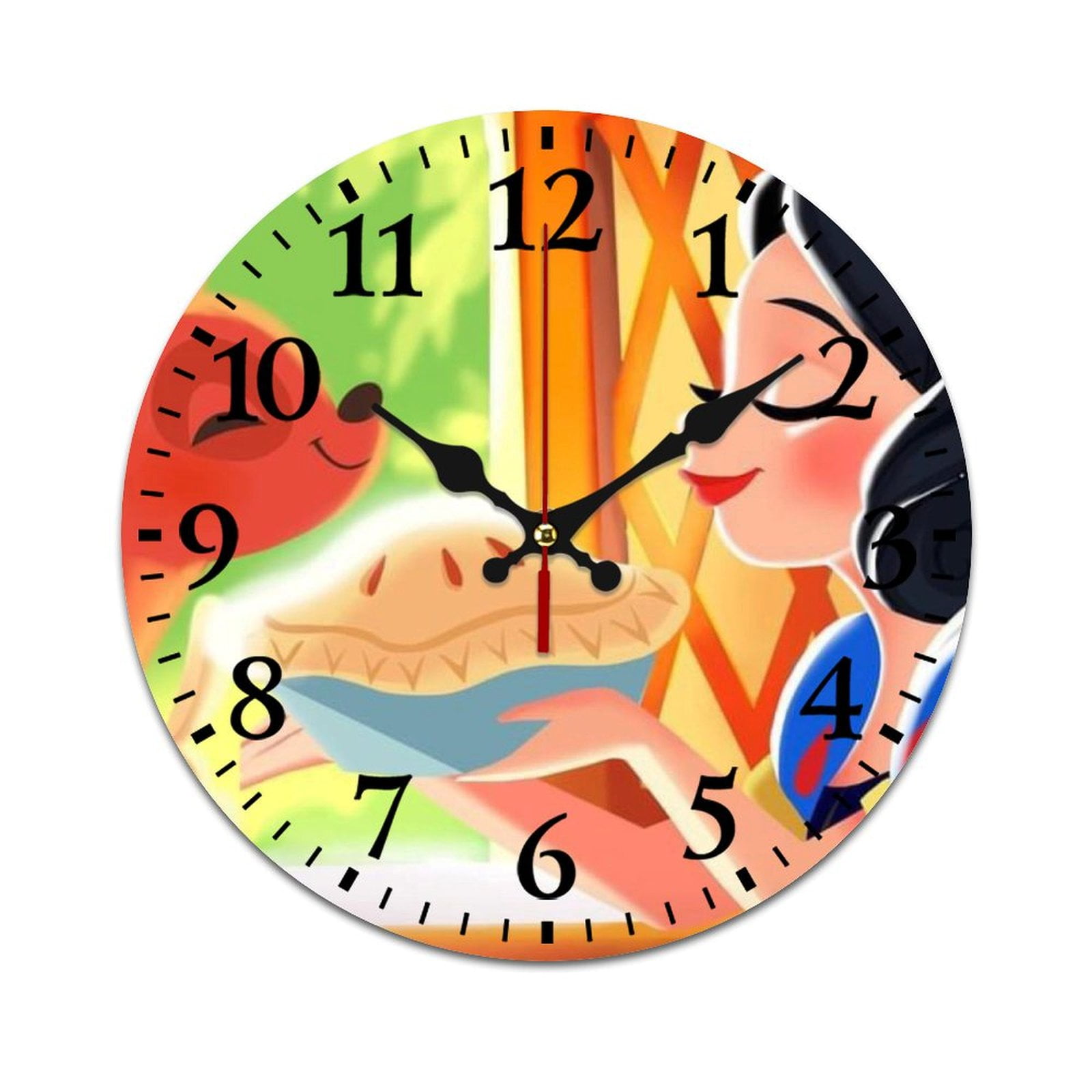 Disney Princess Snow White wall clocks battery operated decorative 34cm ...