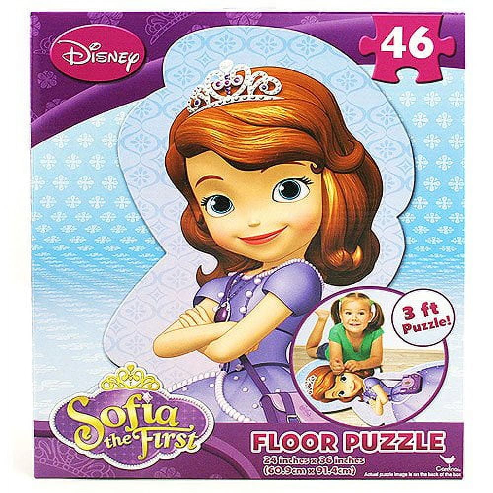 Disney Princess Sofia the First Kids Jigsaw: 46 Piece Shaped 24x36 ...