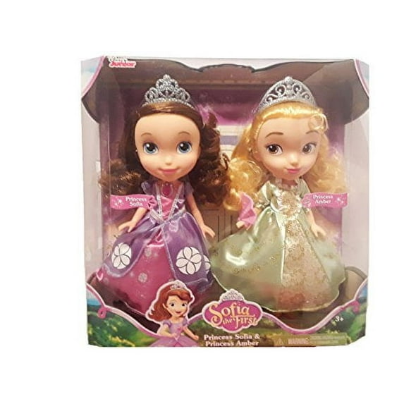 Disney Princess Sofia & Amber 12" Dolls with Dresses for Play - Walmart.com