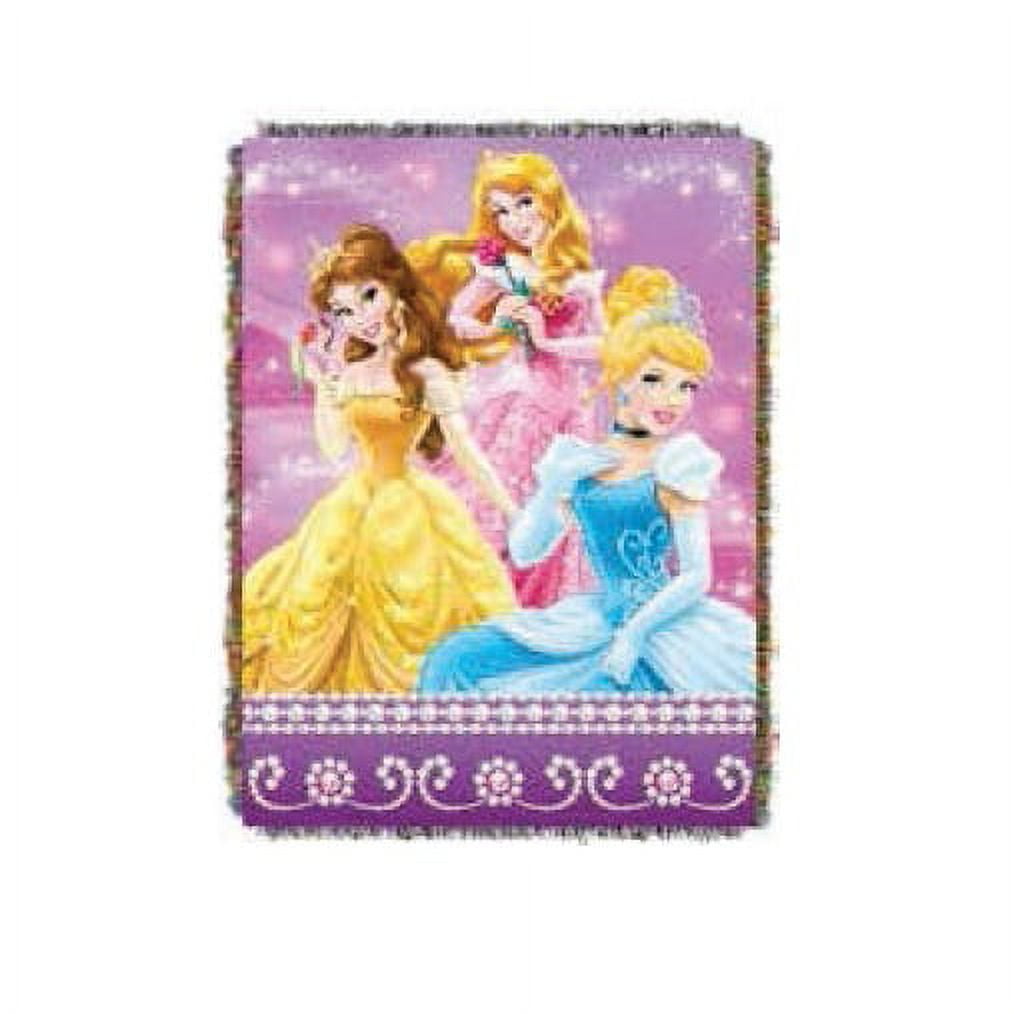 Disney Princess Sparkle Dream Licensed 48x 60 Woven Tapestry Throw by ...